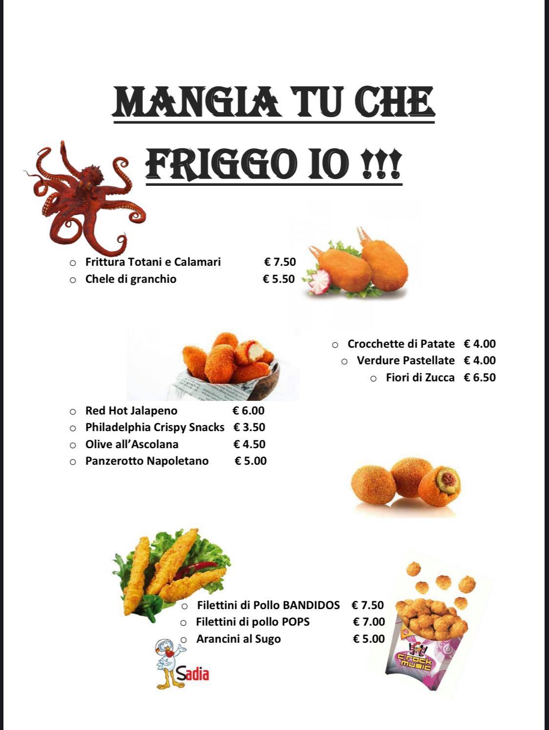 Carta del pub y bar Good Luck Snc Di Simonini Alessio E Pinzuti Walter ...