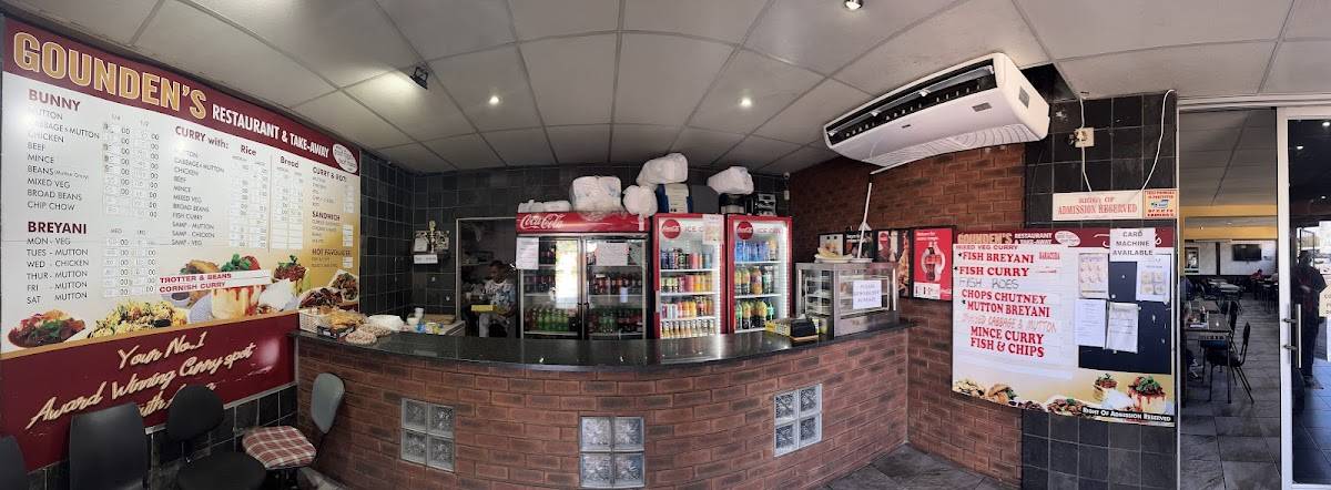Menu at Gounden's Restaurant & Take Away, Durban