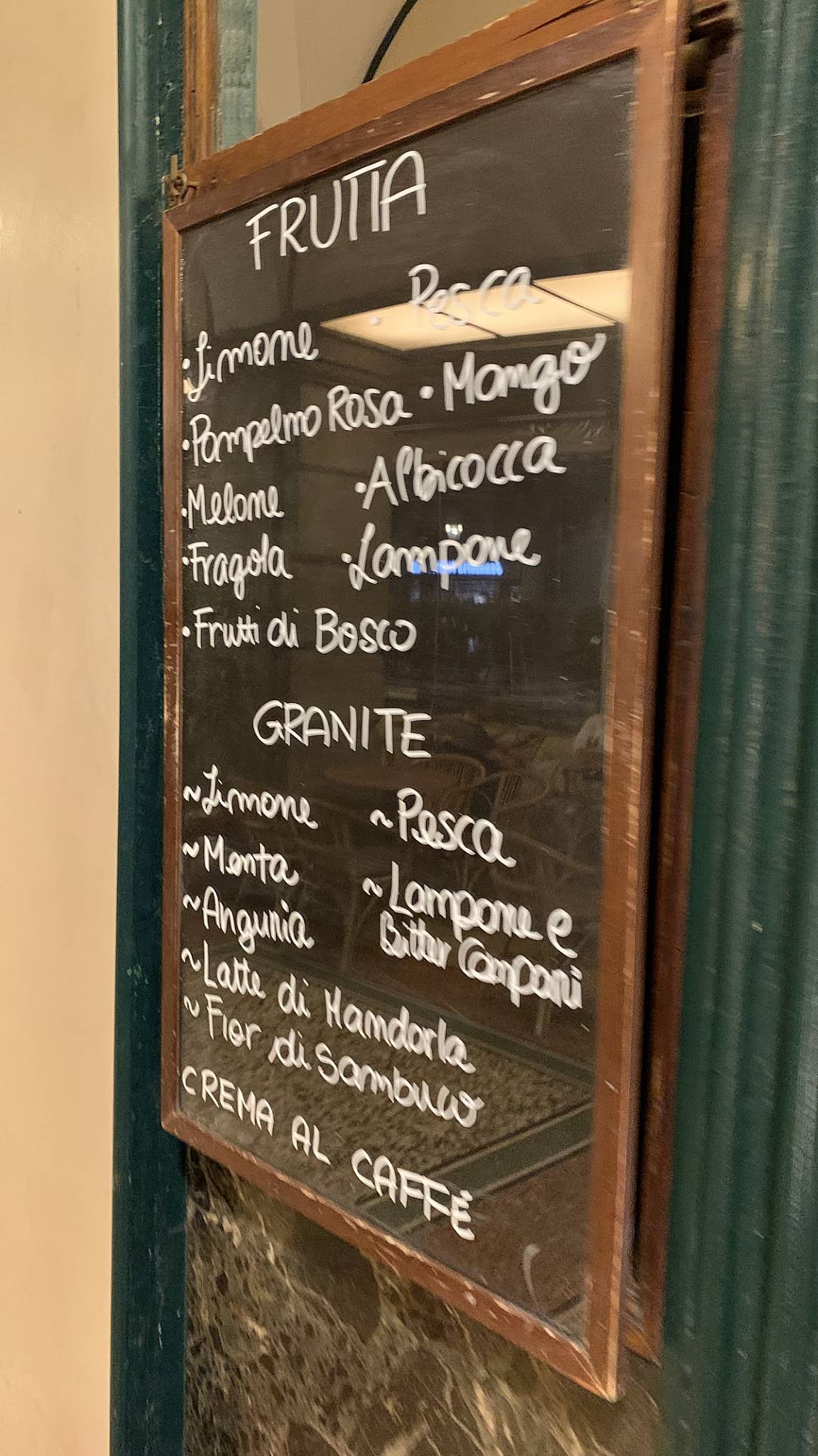 Menu at Gran Caffè Defilla pub & bar, Chiavari