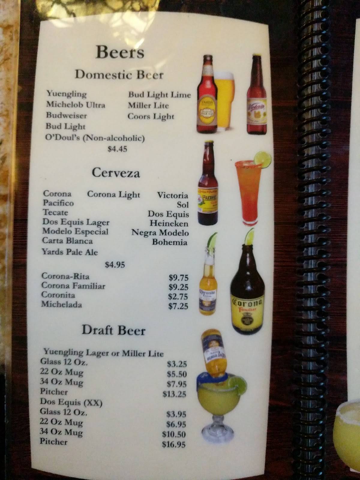 Menu at Gran Rodeo Mexican Bar & Grill, Concordville, 200 Painters Crossing