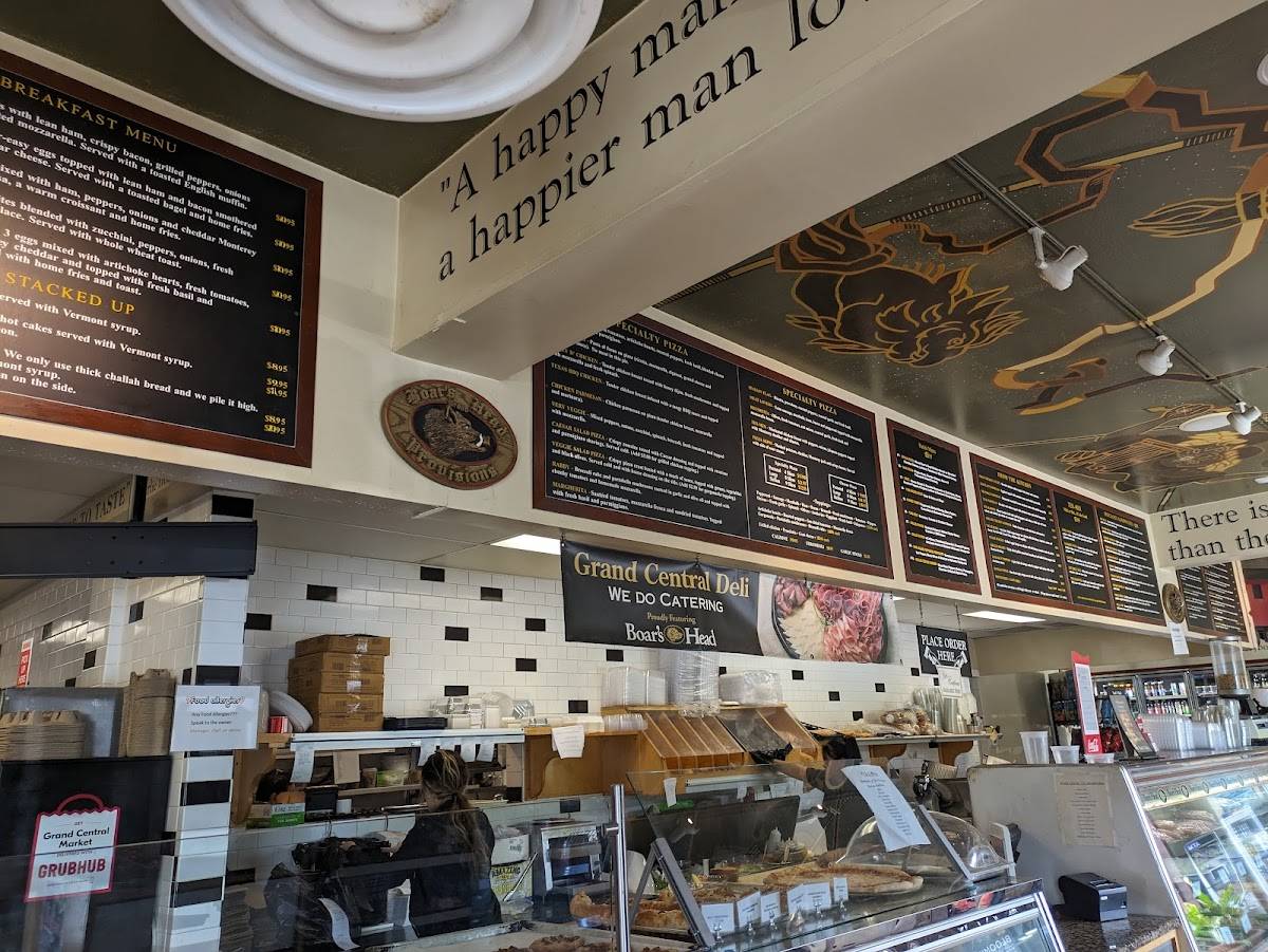Menu at Grand Central Market restaurant, Mahopac