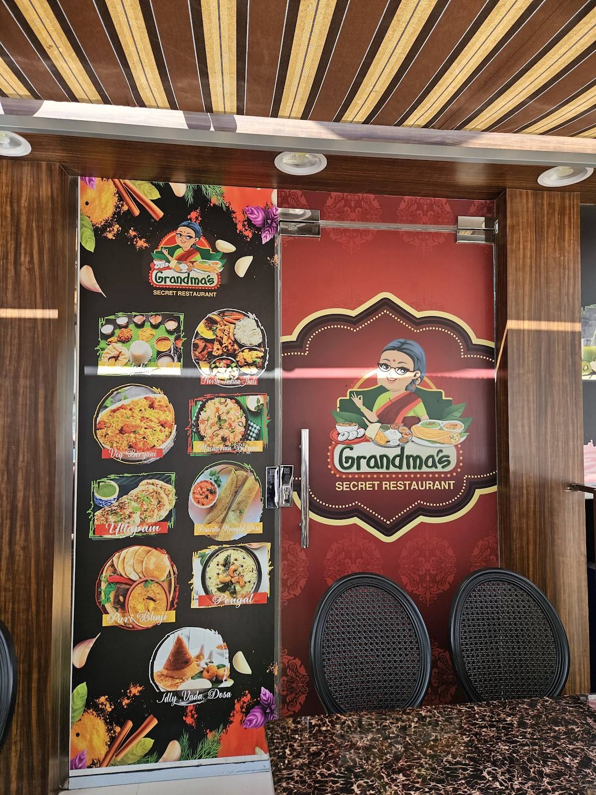 Menu at Grandma's Secret Restaurant, Abu Dhabi
