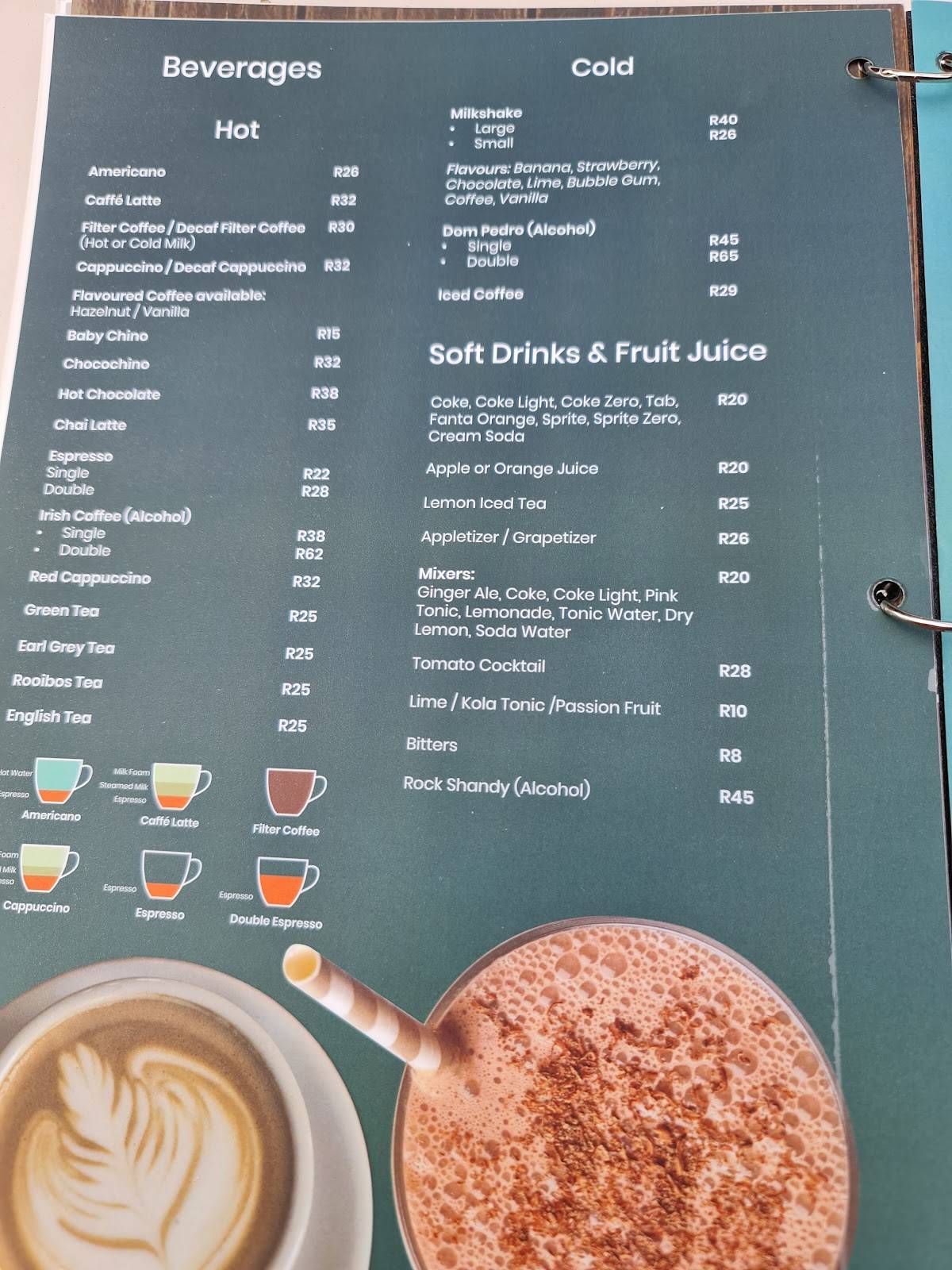 Menu at Great White House Restaurant - Gansbaai, Van Dyks Bay, 5 Geelbek St
