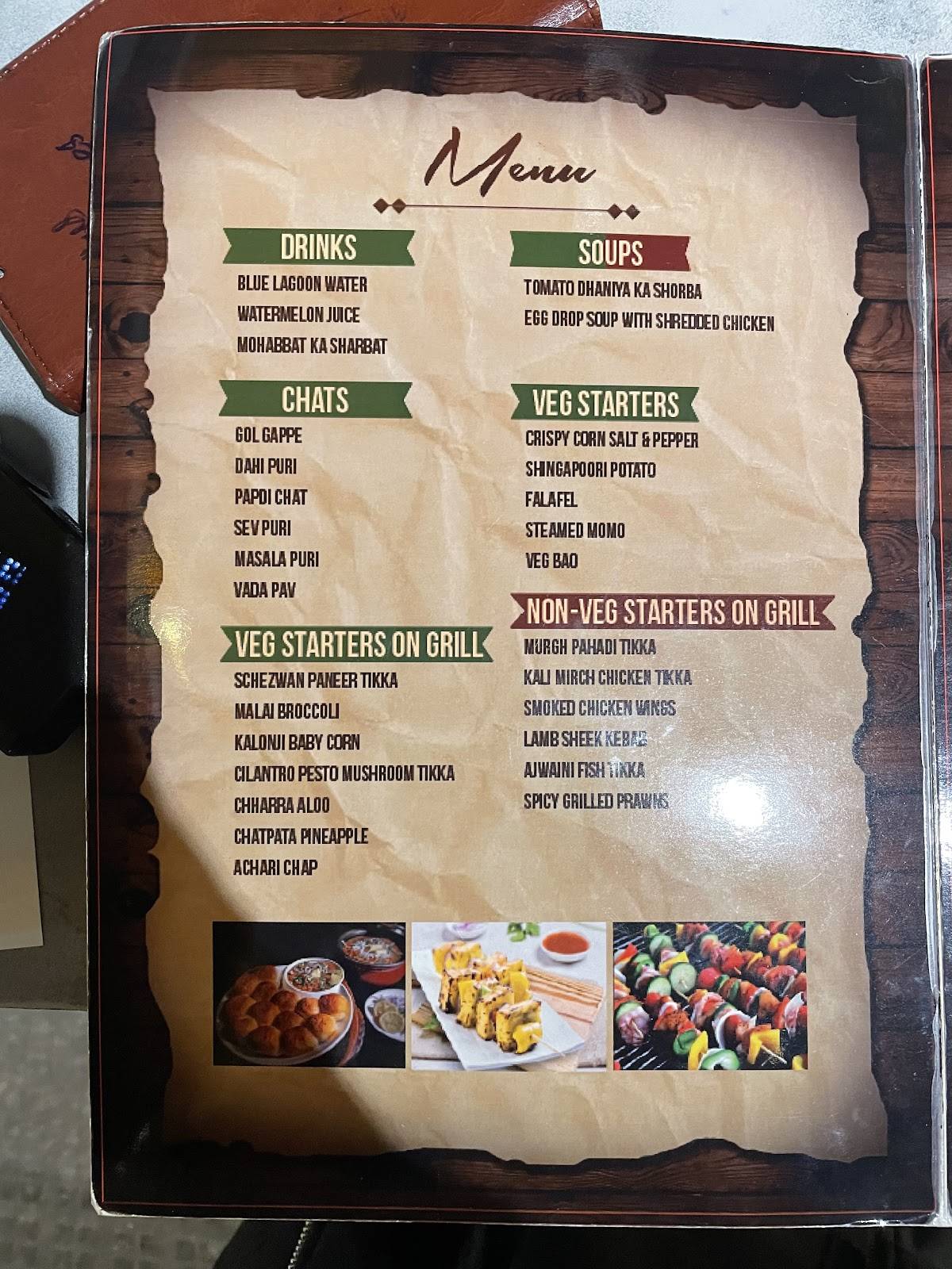 Menu at Gustoes, Bengaluru