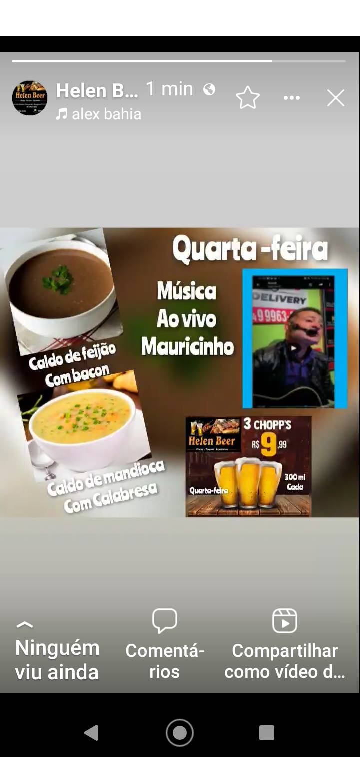 Menu em Helen Beer pub & Bar, Maringá
