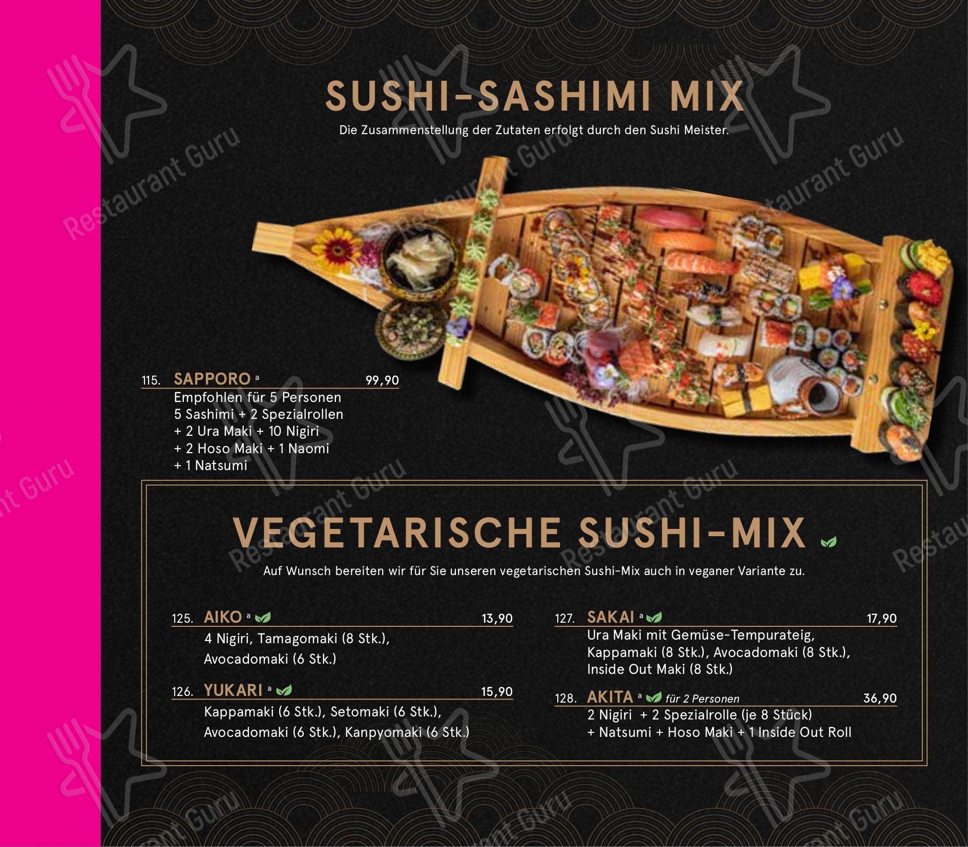 Speisekarte von Sendo Restaurant Inh. Van Ha Nguyen, Hanau