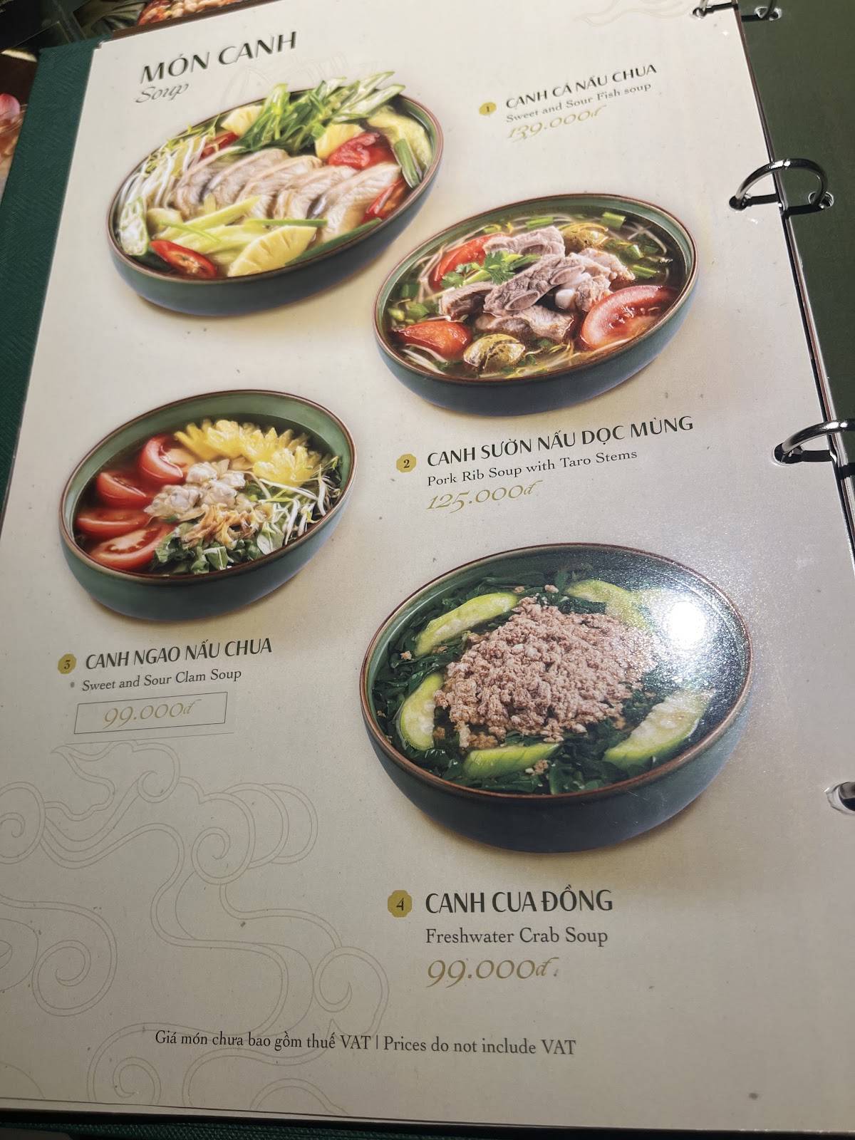 Menu at Lách Ca Lách Cách Lotte Center Liễu Giai restaurant, Hanoi
