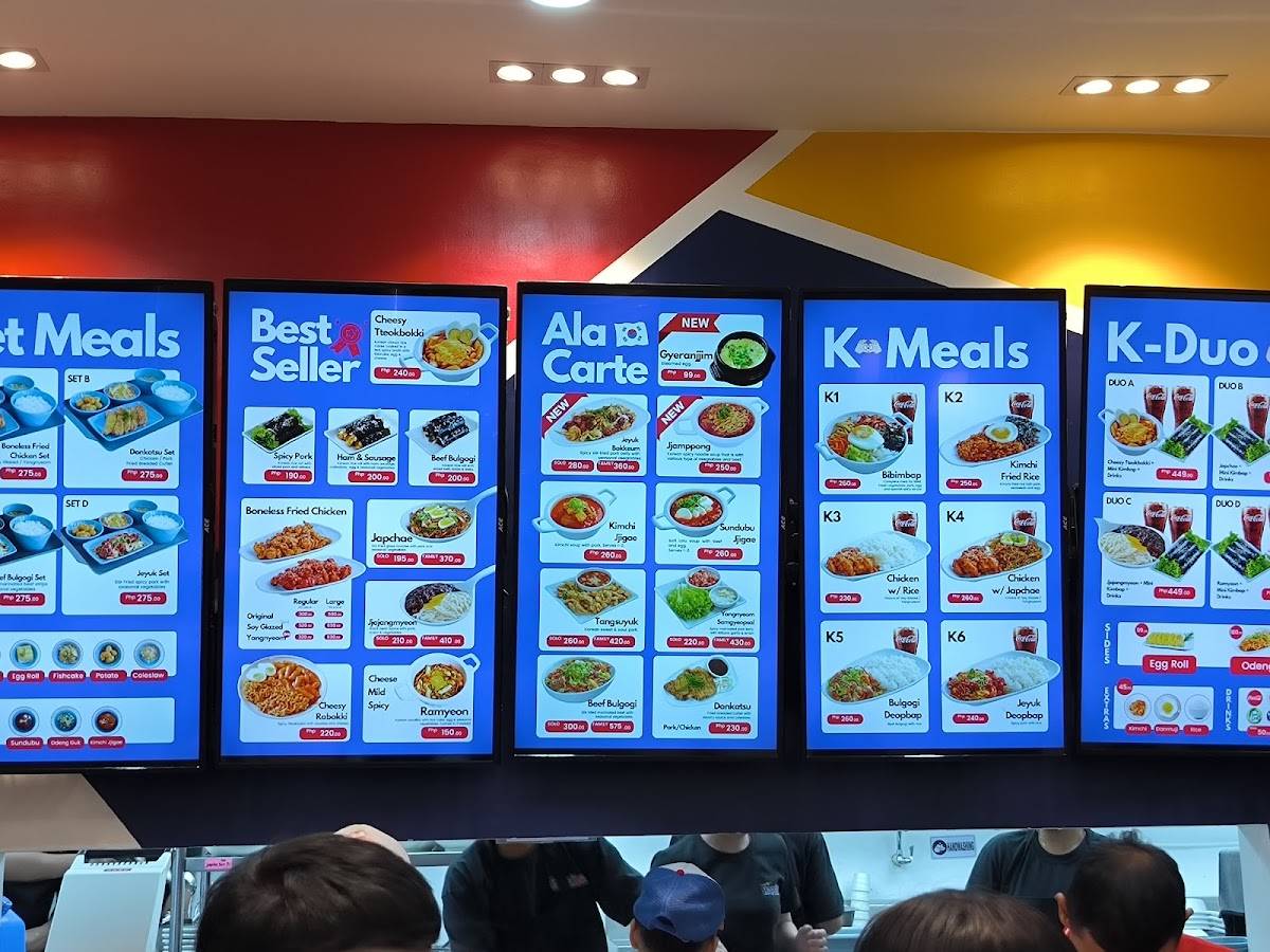 Carta del restaurante Happilee Korean Kitchen, San Juan