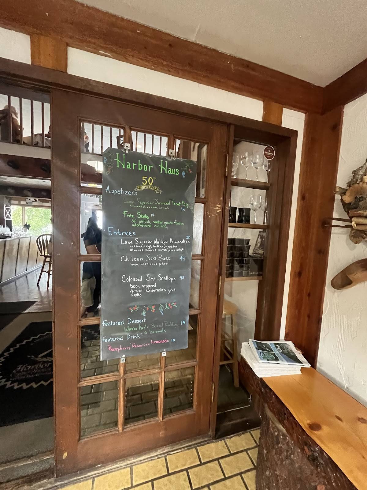 Menu at Harbor Haus Restaurant, Copper Harbor