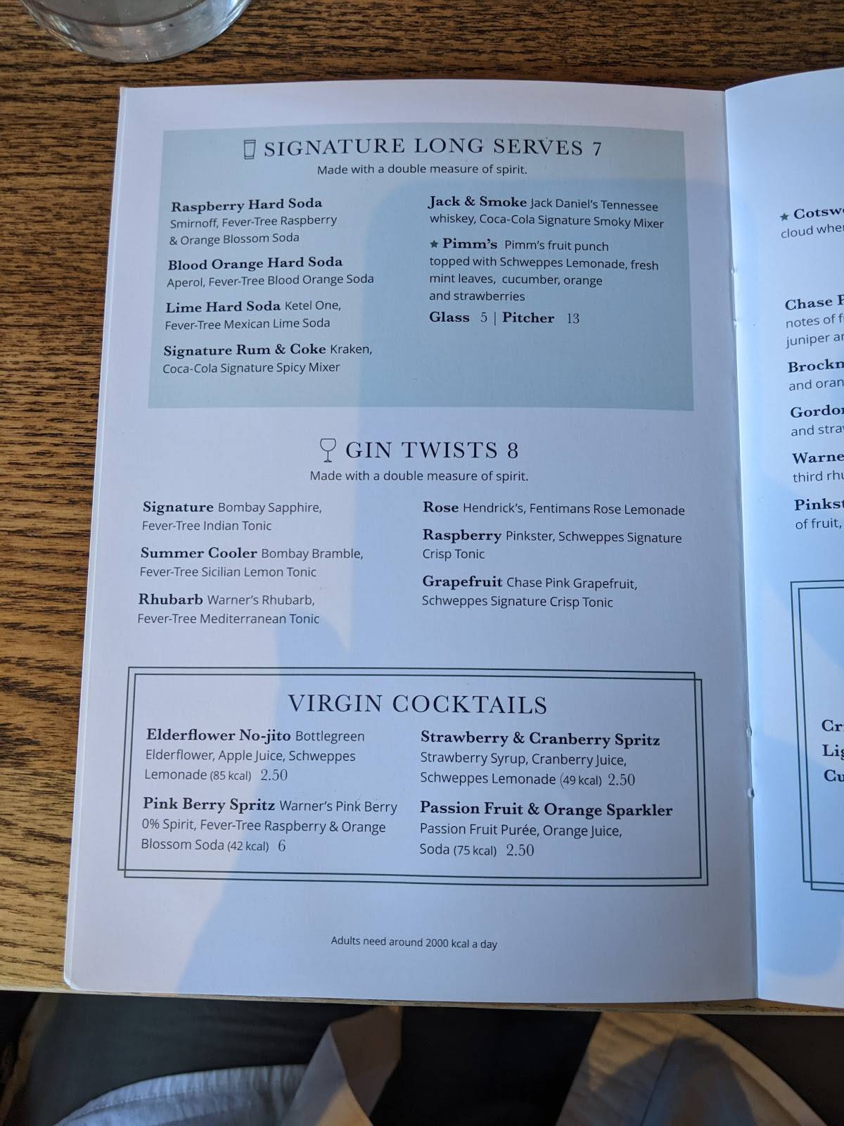 Menu at Hatch pub & bar, Basingstoke, London Rd