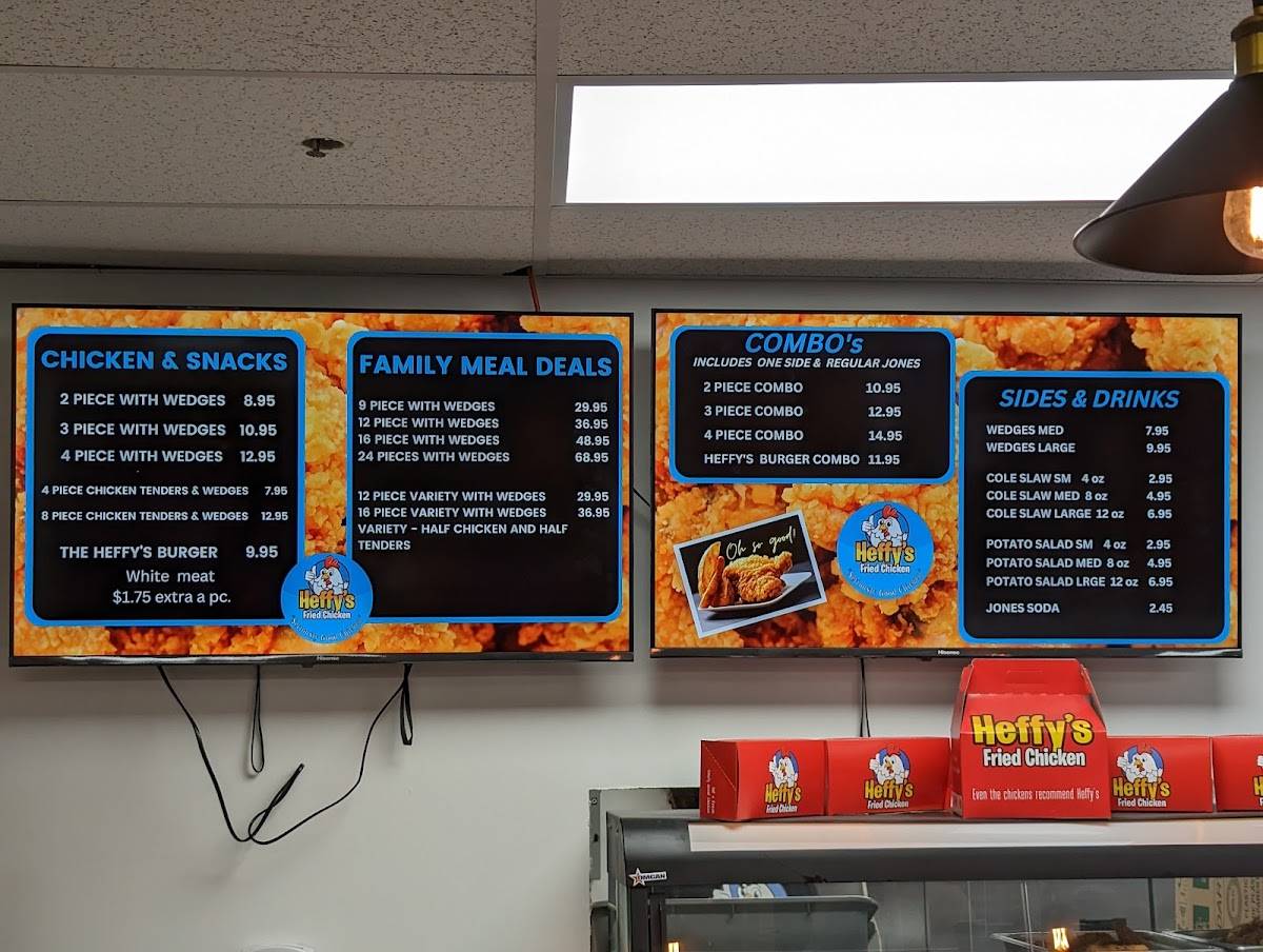 Menu at Heffy's Fried Chicken fast food, Toronto, 38 Forest Manor Rd ...