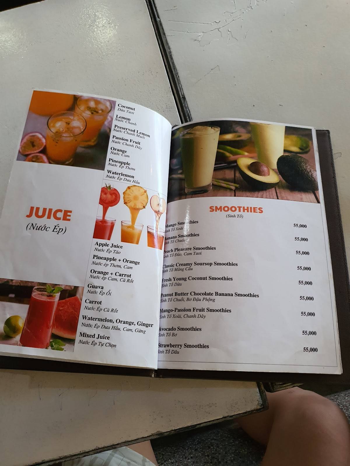 Menu at Coffee Time cafe, Ho Chi Minh City, 179 Đ. Nguyễn Cư Trinh