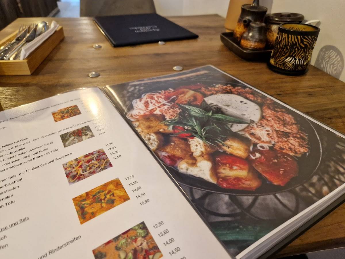 Carta del restaurante Hoi-An, Bonn