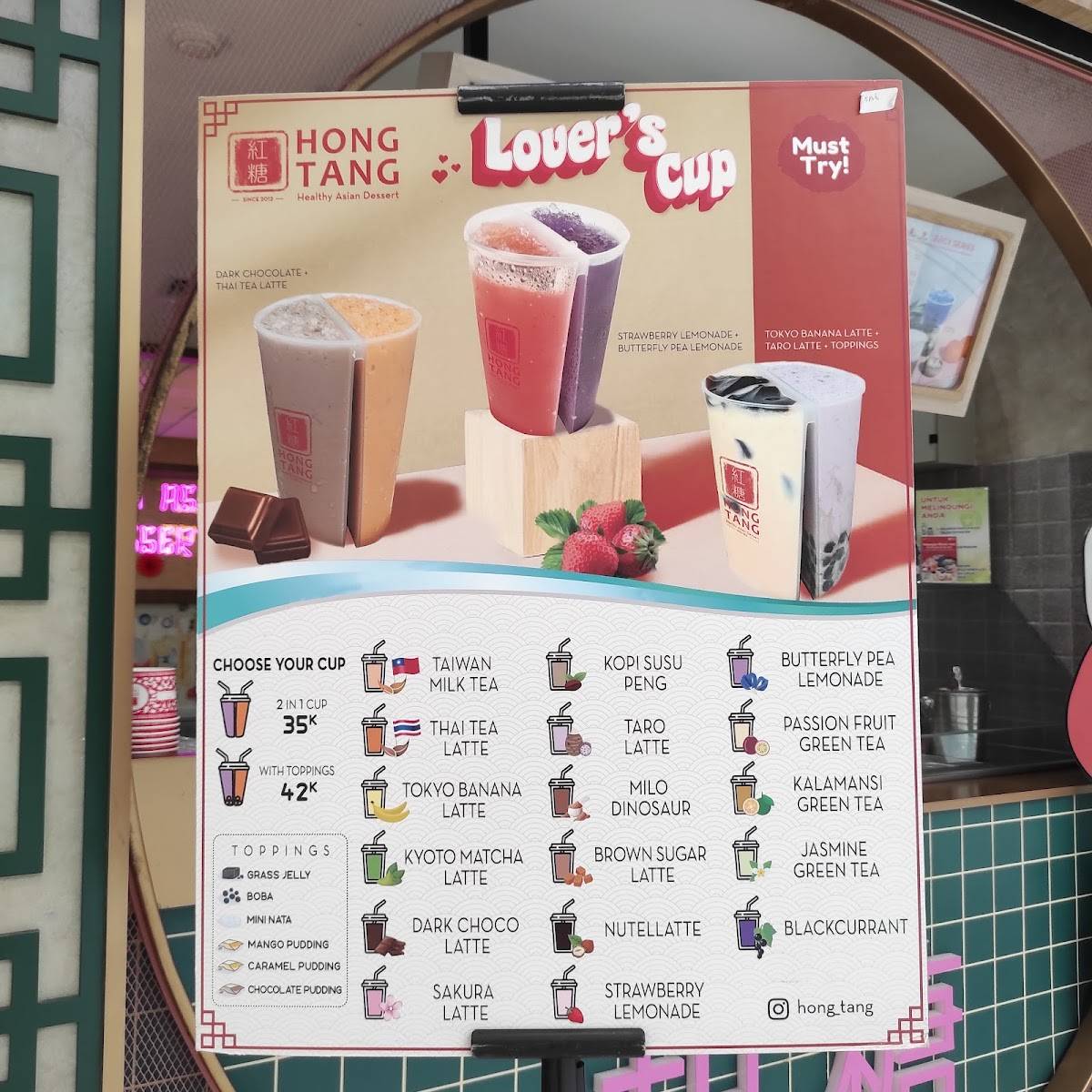 Menu at Hong Tang - Mall Taman Anggrek restaurant, West Jakarta