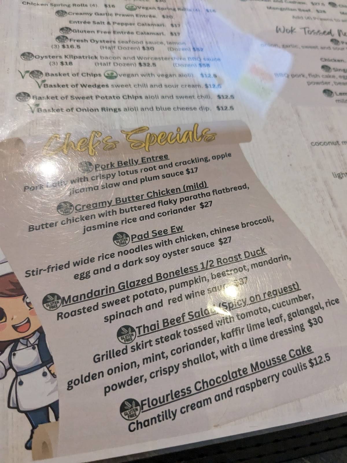 Menu at Hotel Monier pub & bar, Darra, 168 Monier Rd