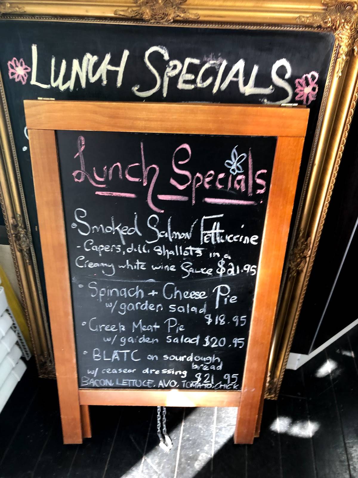 Menu at House of Herbs & Roses cafe, Dural