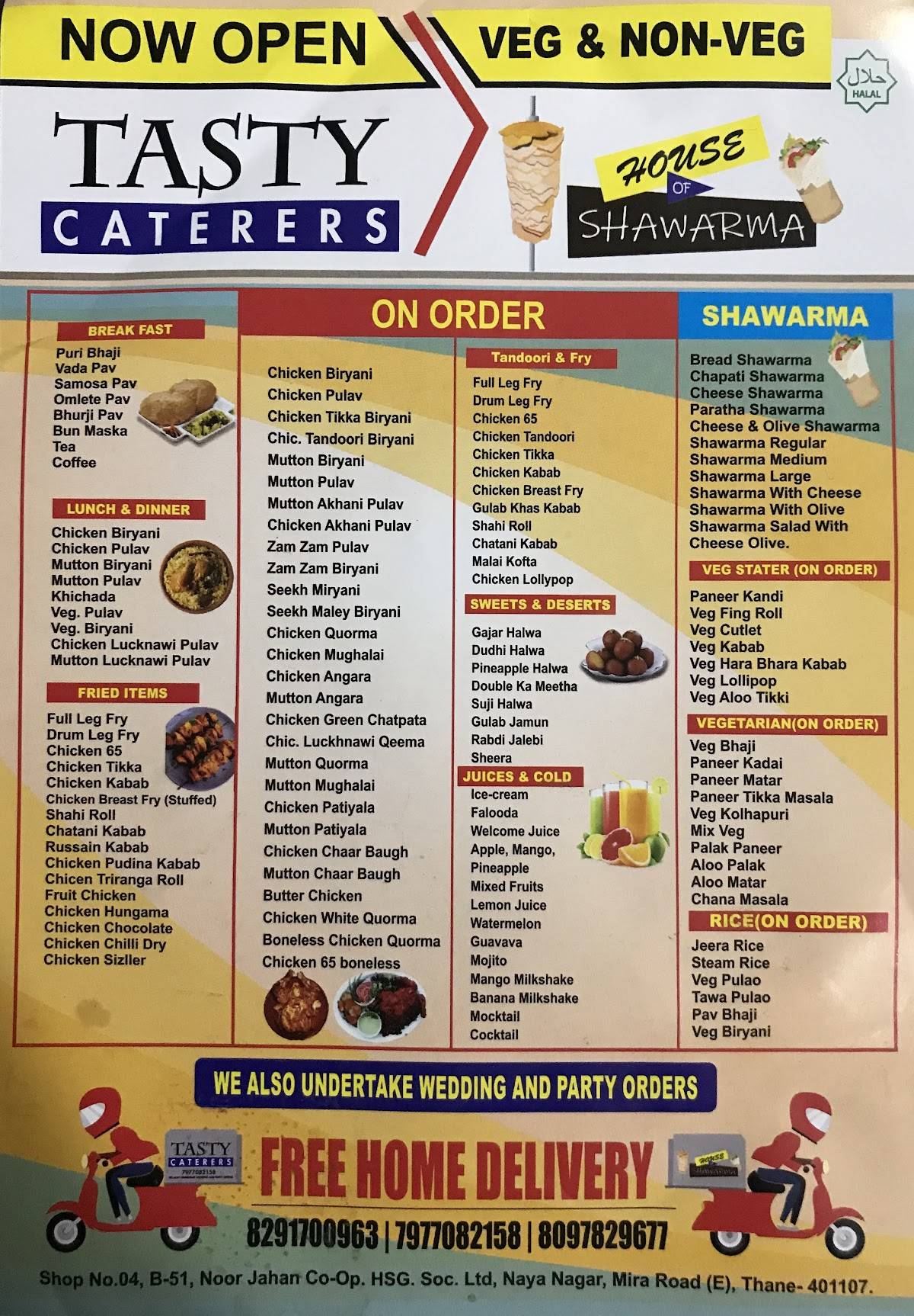 Menu at House of Shawarma, Mira Bhayandar, Shop No 4