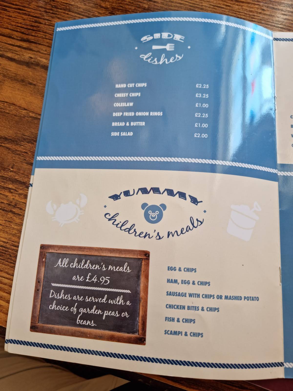 Menu at Humber Tavern pub & bar, Hull