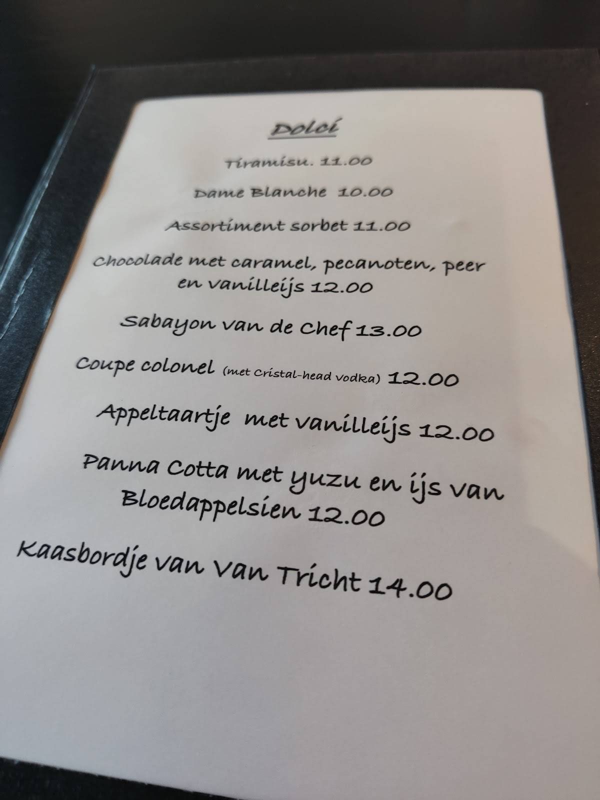 Menu at Il Divino di Milano restaurant, Wuustwezel, Wuustwezel BE