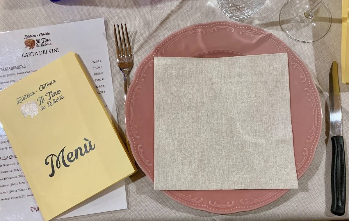 Menu da Il Tino da Roberta ristorante, Terricciola