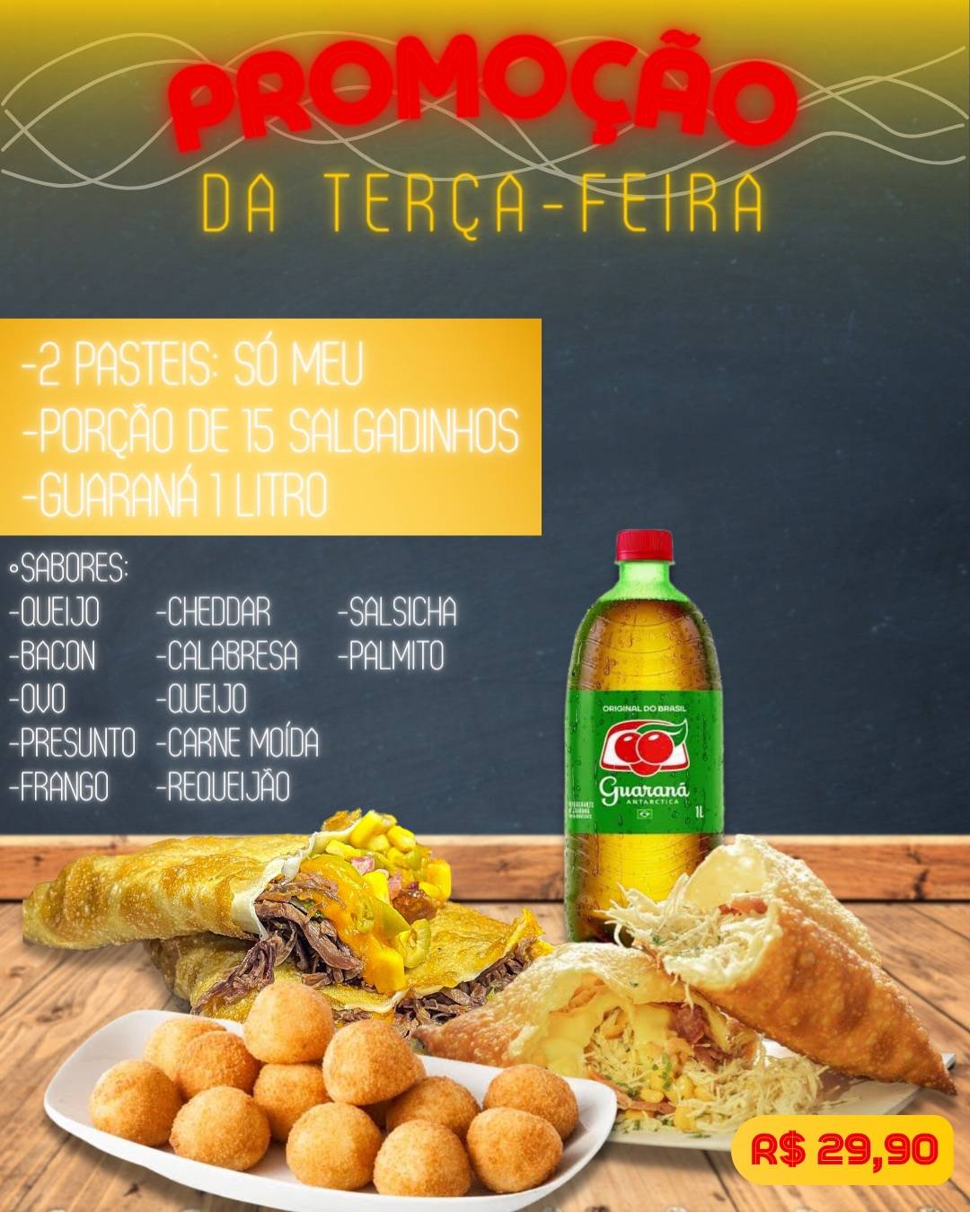 Menu em Império do Pastel restaurante, Aquiraz