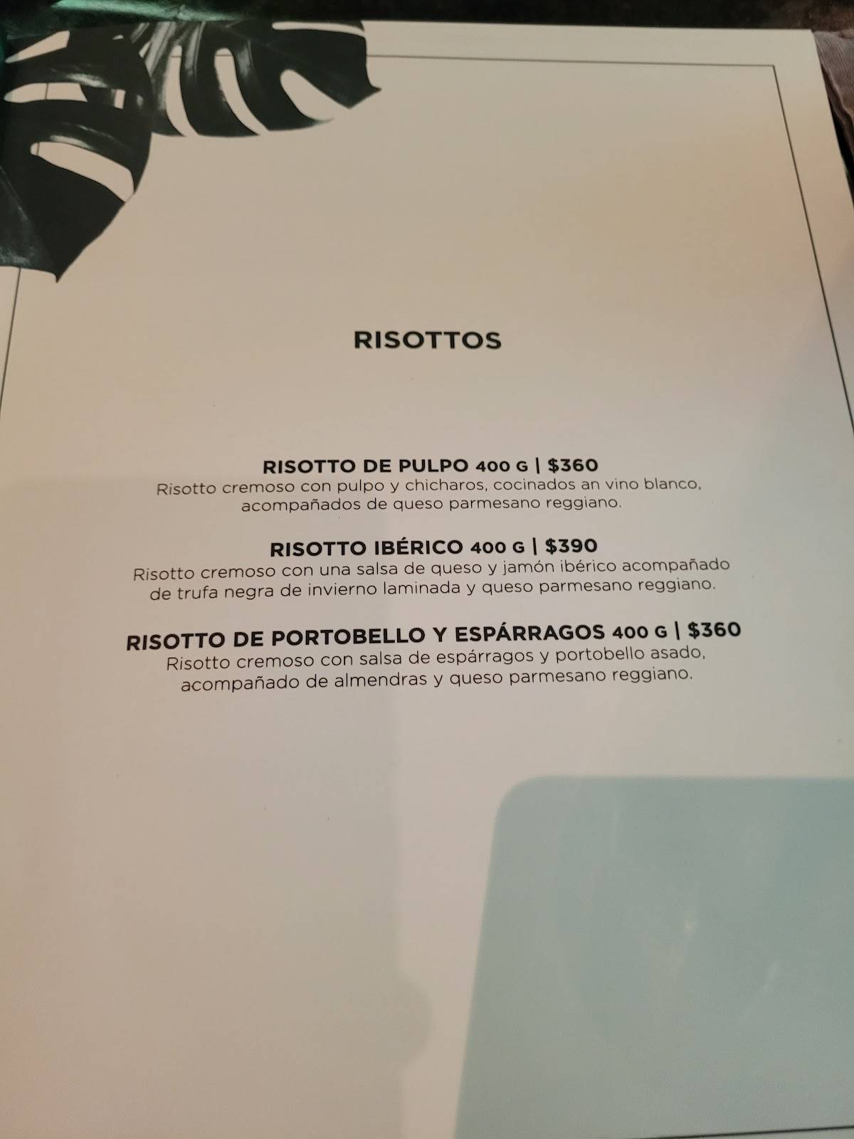Carta del restaurante Inanna Rooftop, Xalapa Enríquez, Principal 4