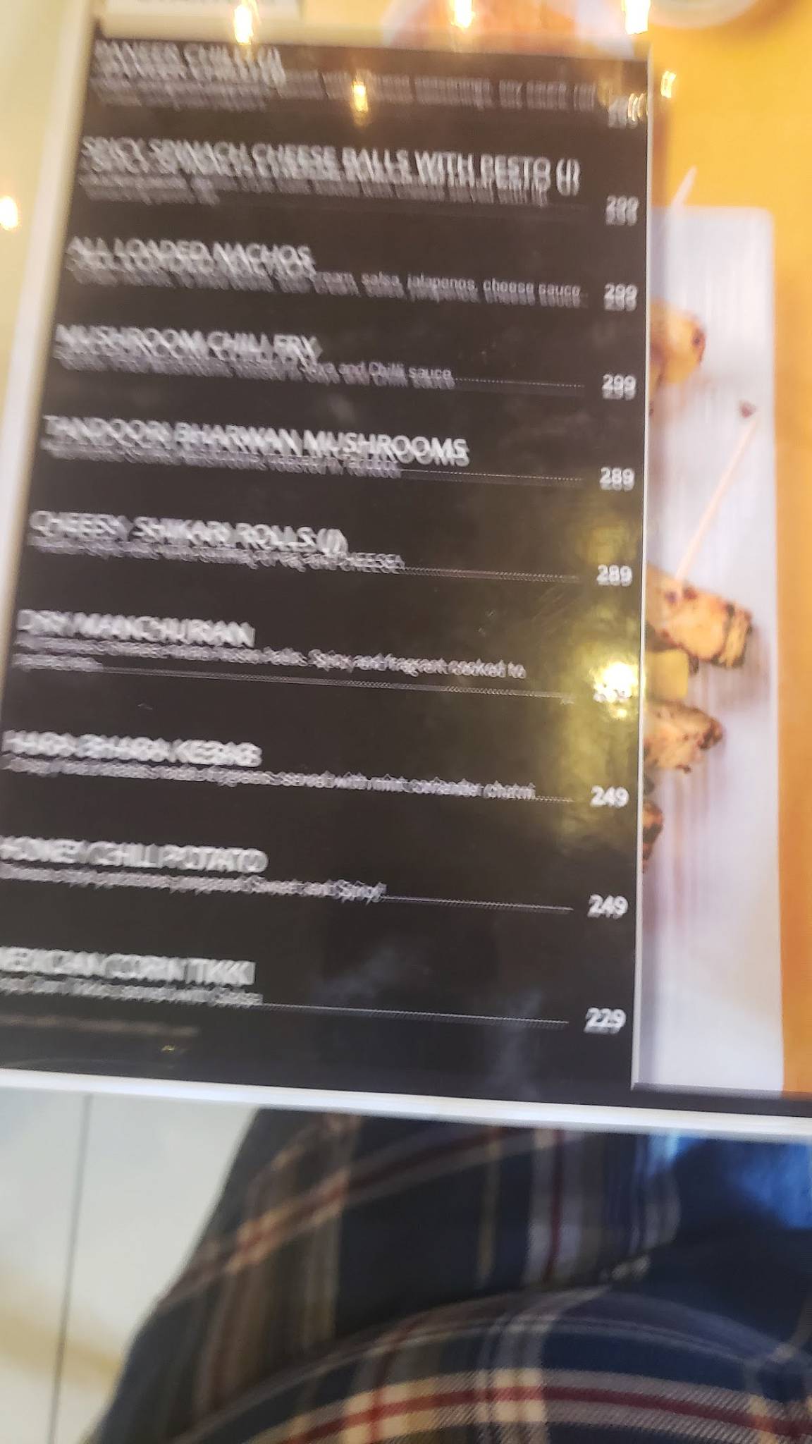 Menu at Indian Swag, Ahmedabad, Shop 5