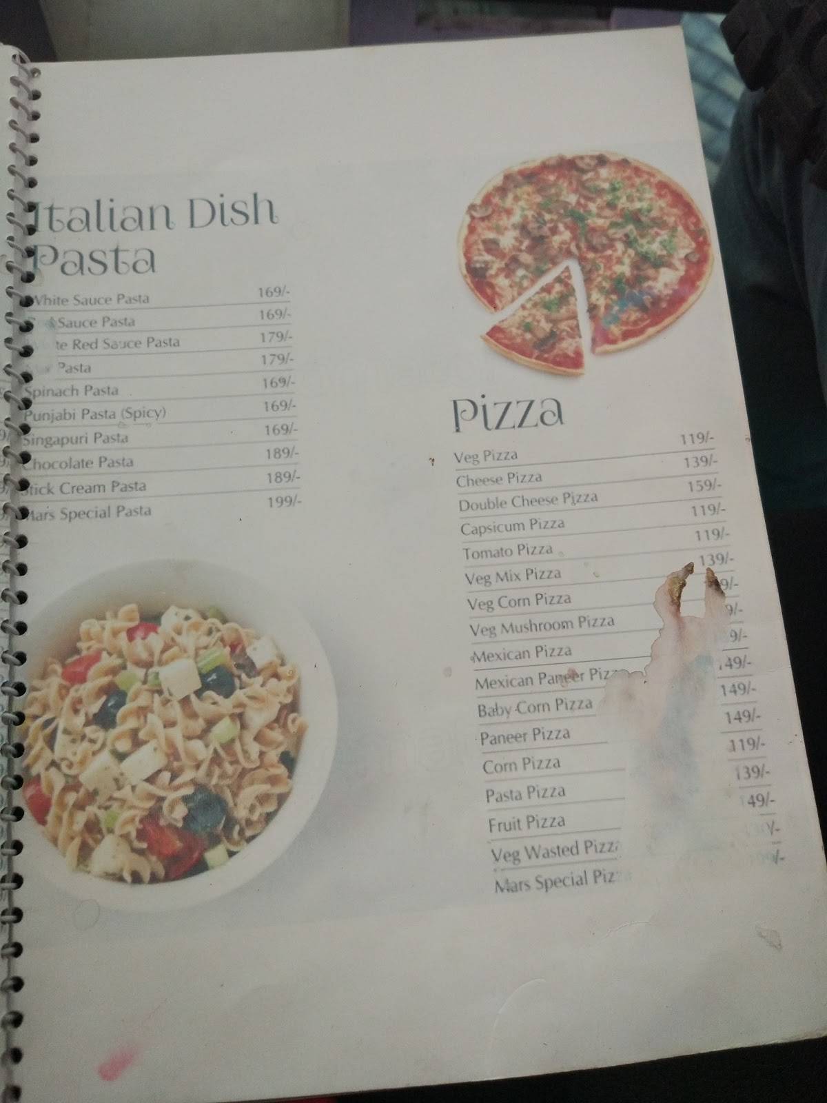 Menu at The Monroe Cafe, Indore