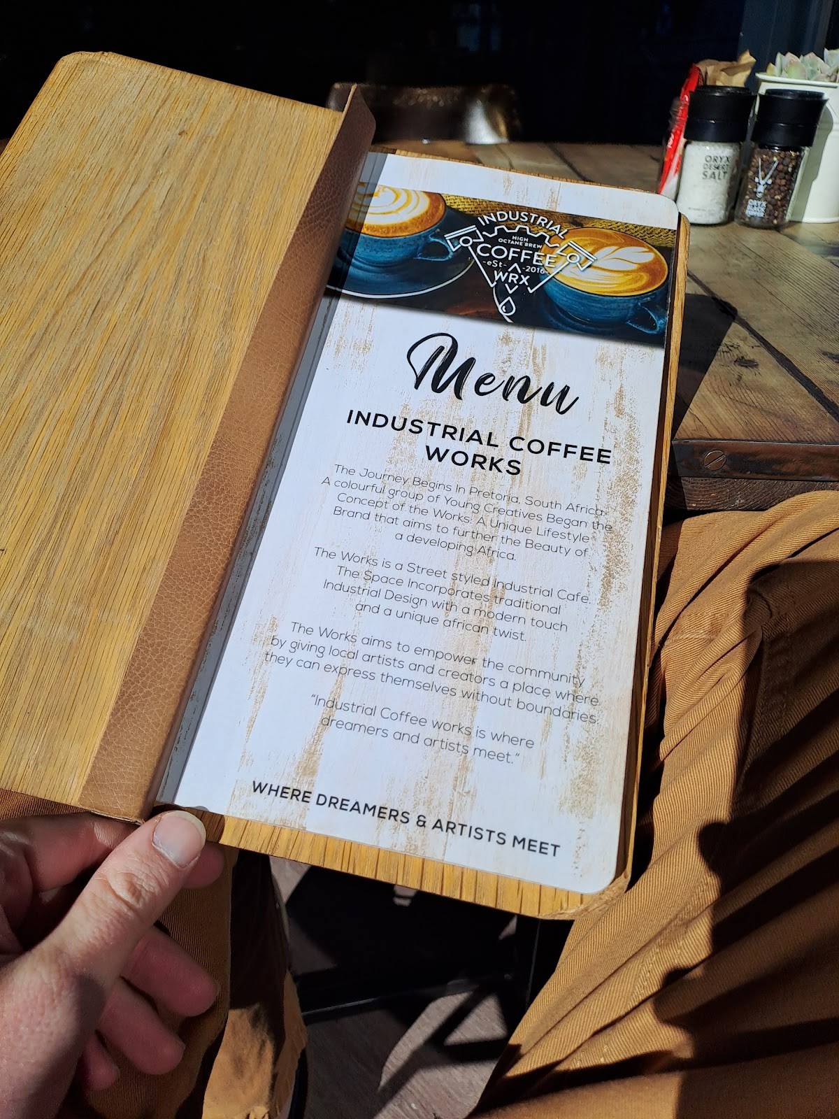 Menu at Industrial Works pub & bar, Centurion