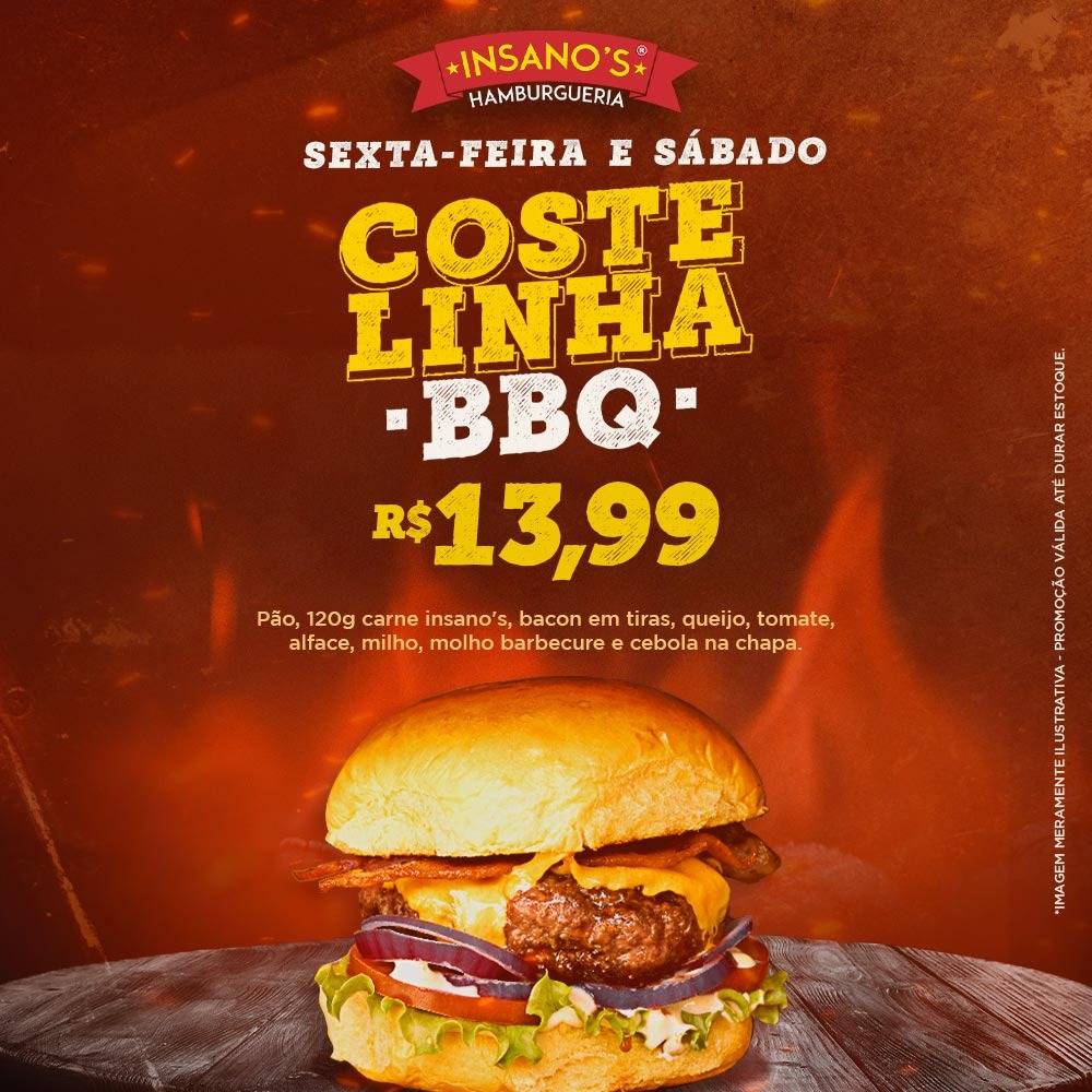 Carta del restaurante Insano's Hamburgueria - Av. Norte, Recife