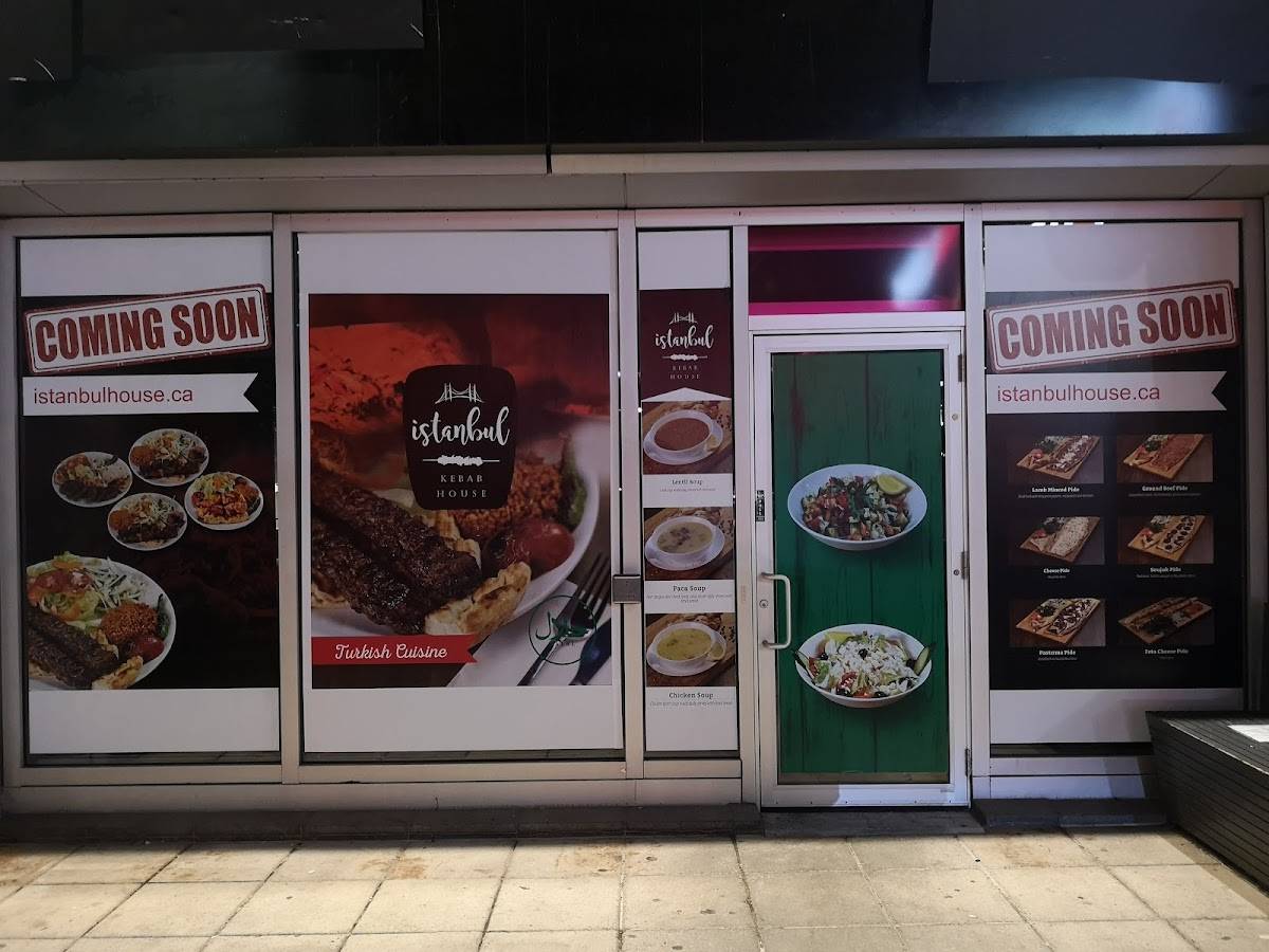 Menu at Istanbul Kebab House restaurant, Toronto, 90 Eglinton Ave E