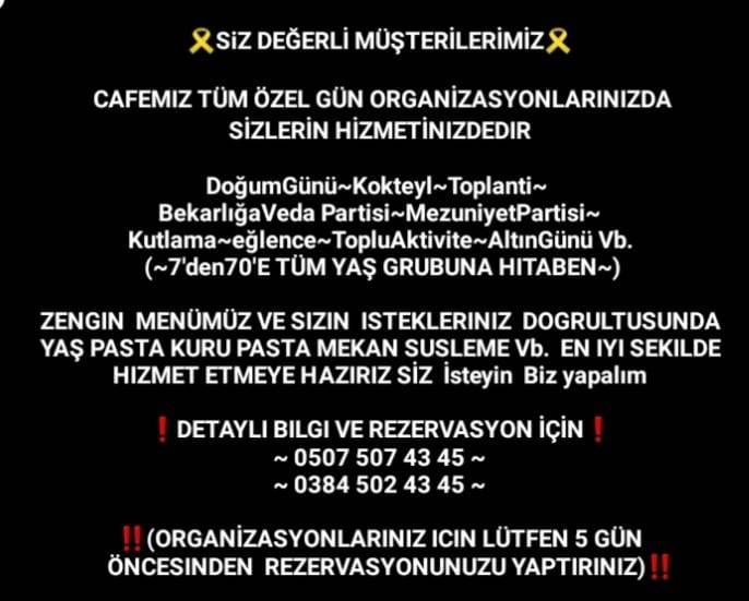 Menu at JOKER CAFE NEVŞEHİR, Nevşehir
