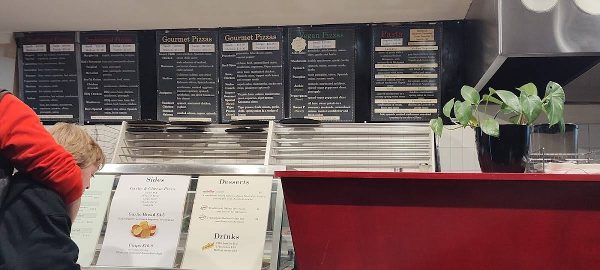 Menu at Jaspers Pizza and Pasta pizzeria, McKinnon