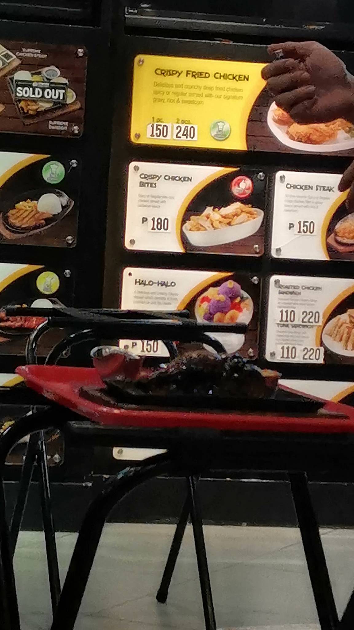 Menu at Jonie's Sizzlers & Roast restaurant, Cebu City, 8W69+59Q