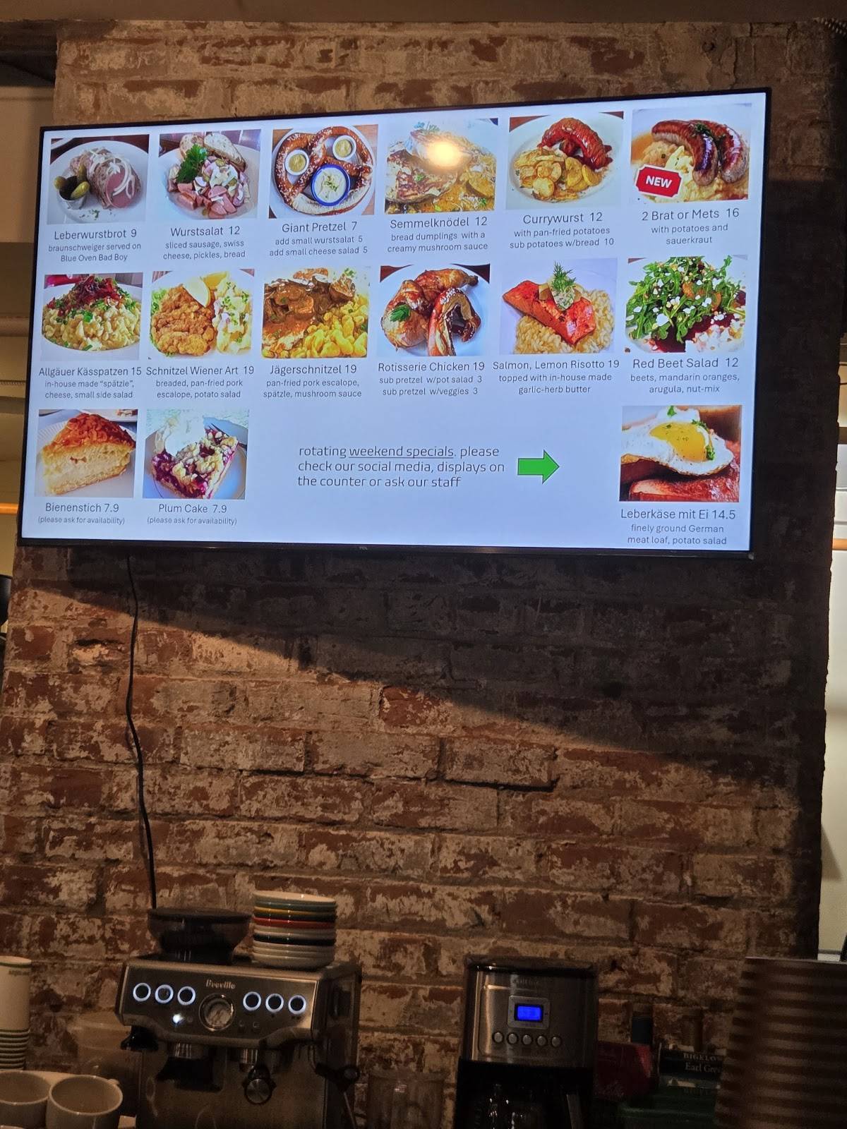 Menu at KANTINE Biergarten Wine Bar Eatery, Cincinnati