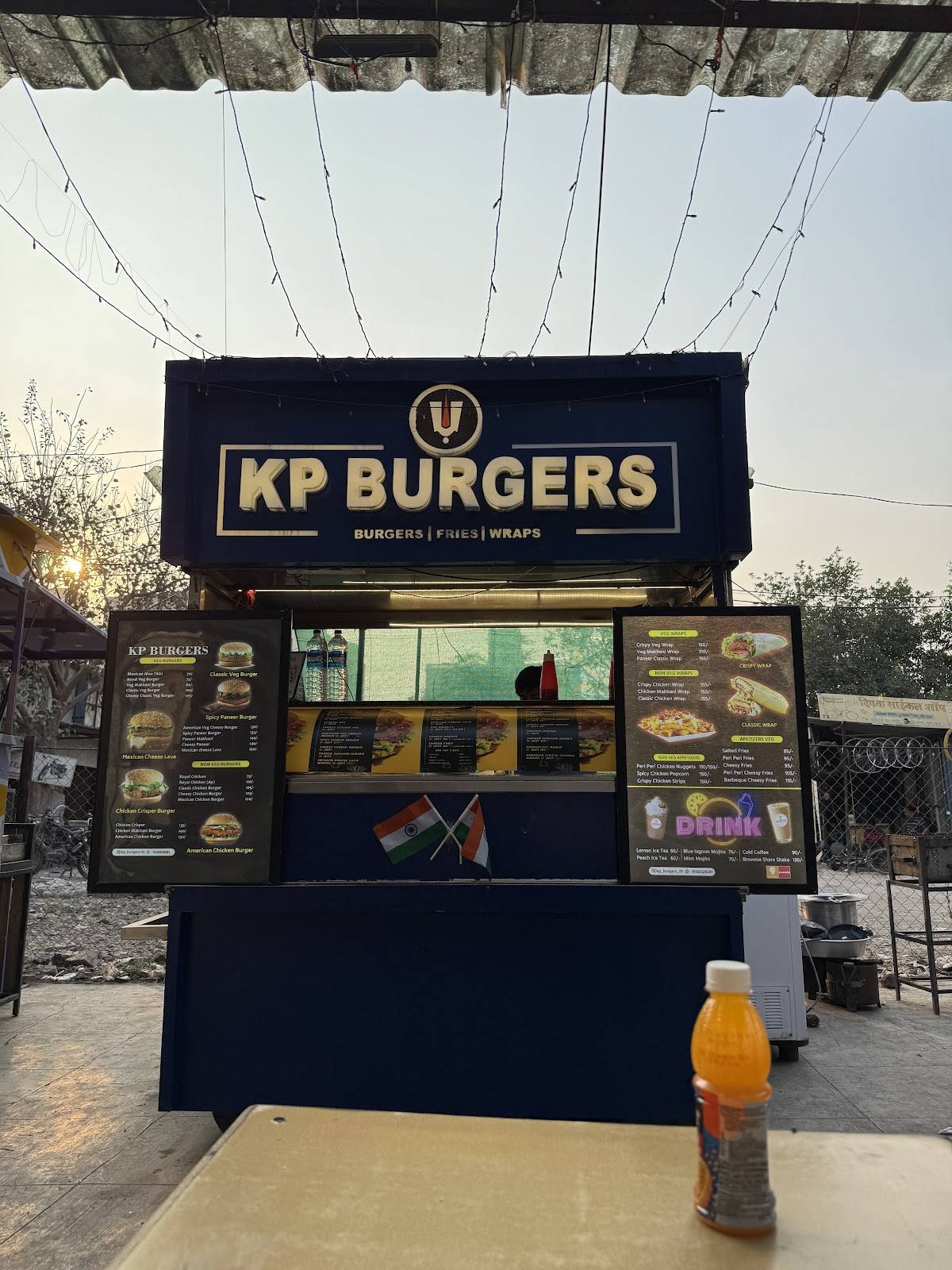 Menu at KP Burgers, Pune