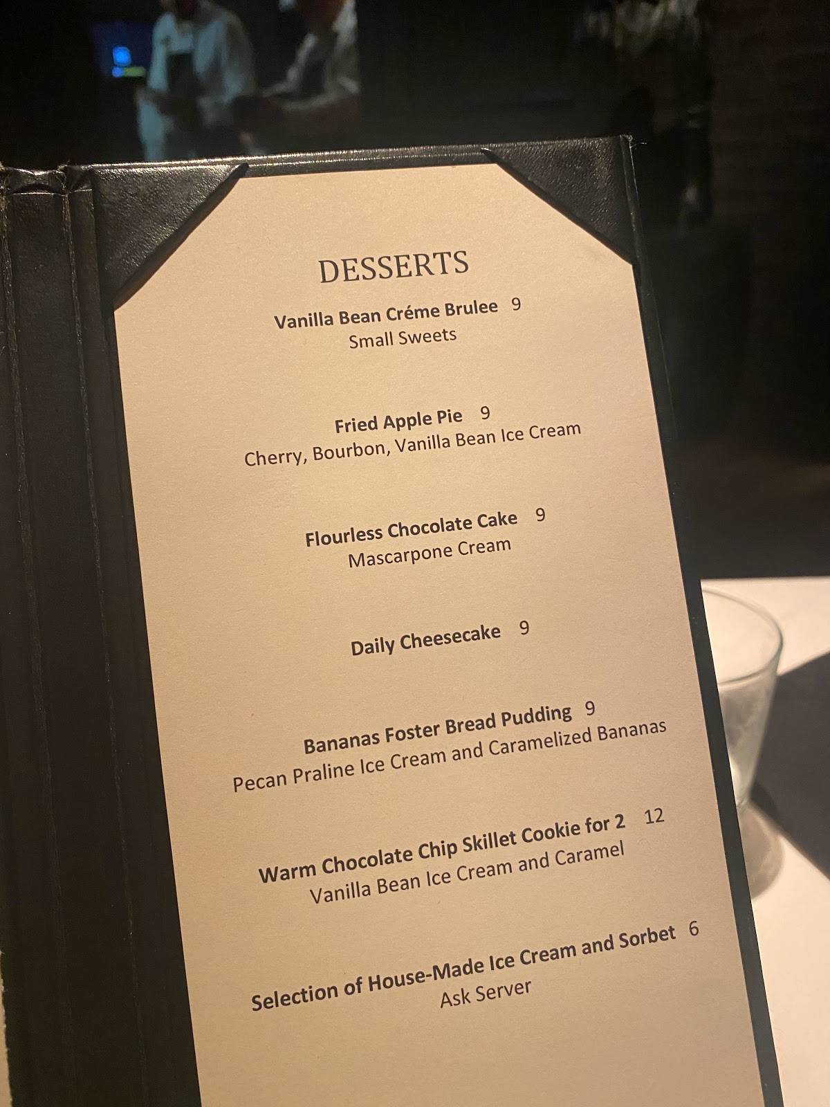 Menu at Kaiser's Chophouse pub & bar, Sandy Springs, Roswell Rd