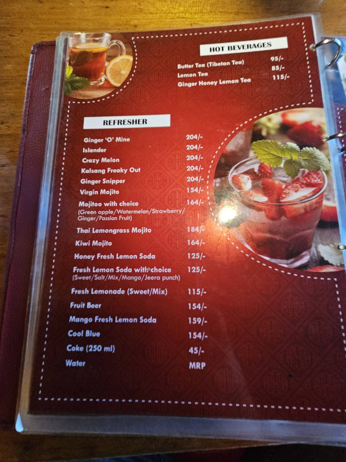 Menu at Kalsang Friends Corner - Traditional & Authentic, Dehradun ...