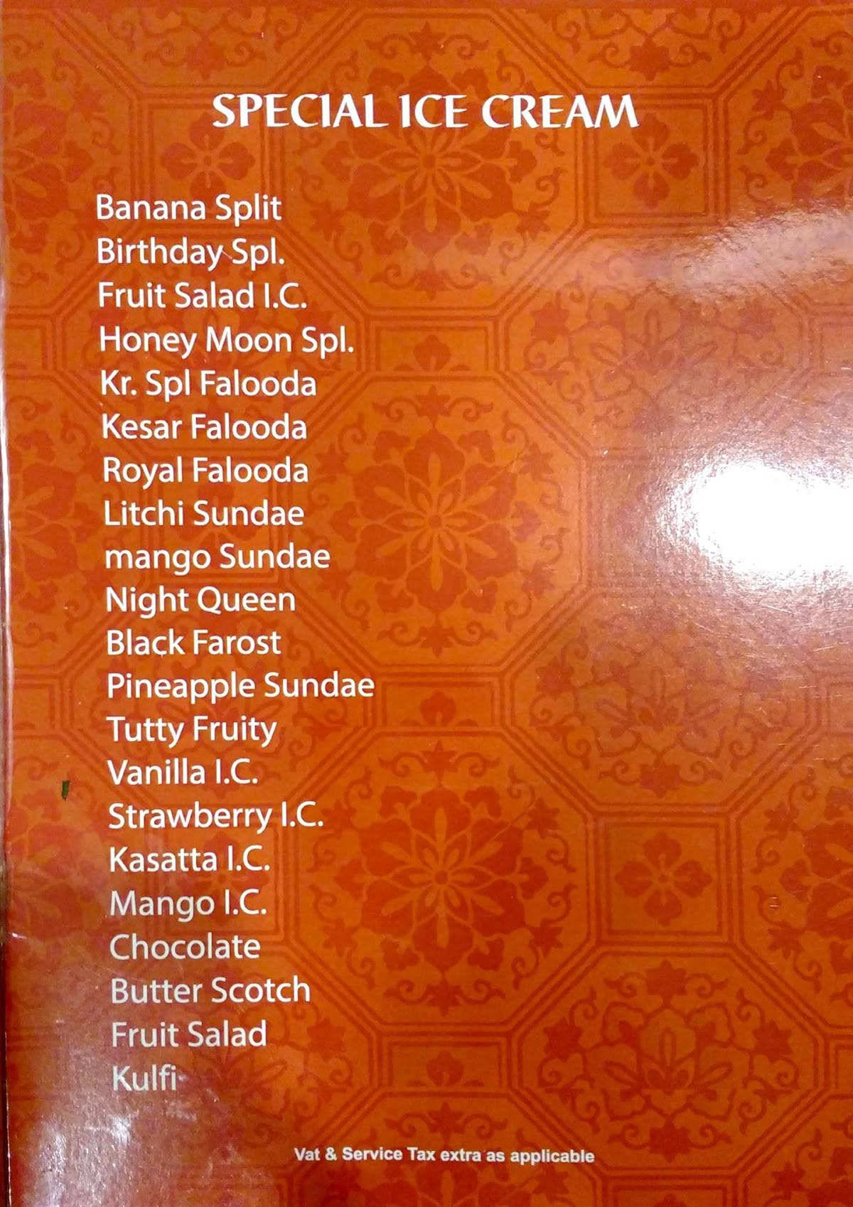 Menu at Karnataka Restaurant, Gurugram, S.C.O 82-83