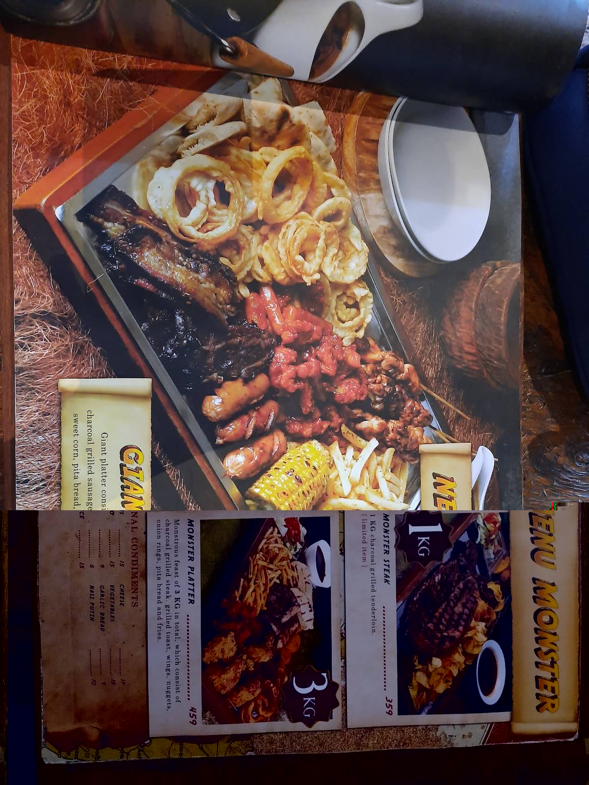 Menu at Karnivor Restaurant, Bandung