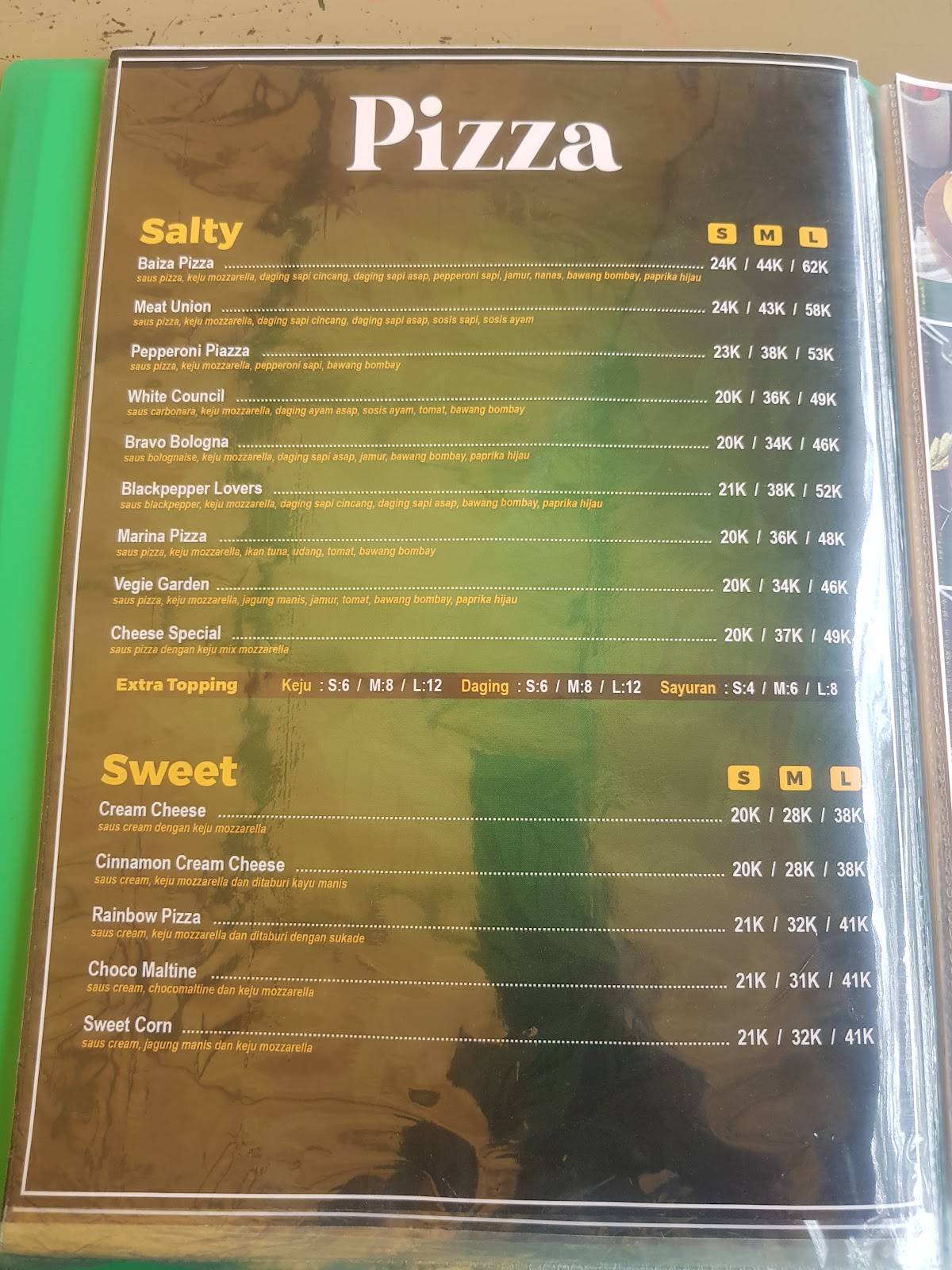 Menu at Kedai Selasih cafe, Bandung, Jl. Cikutra Baru VI No.34