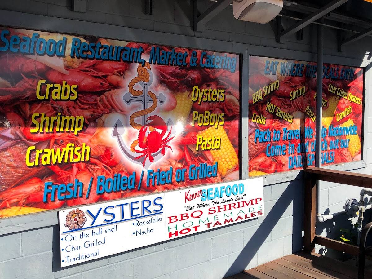 Menu at Kenner Seafood, Market, Restaurant & Catering, Kenner
