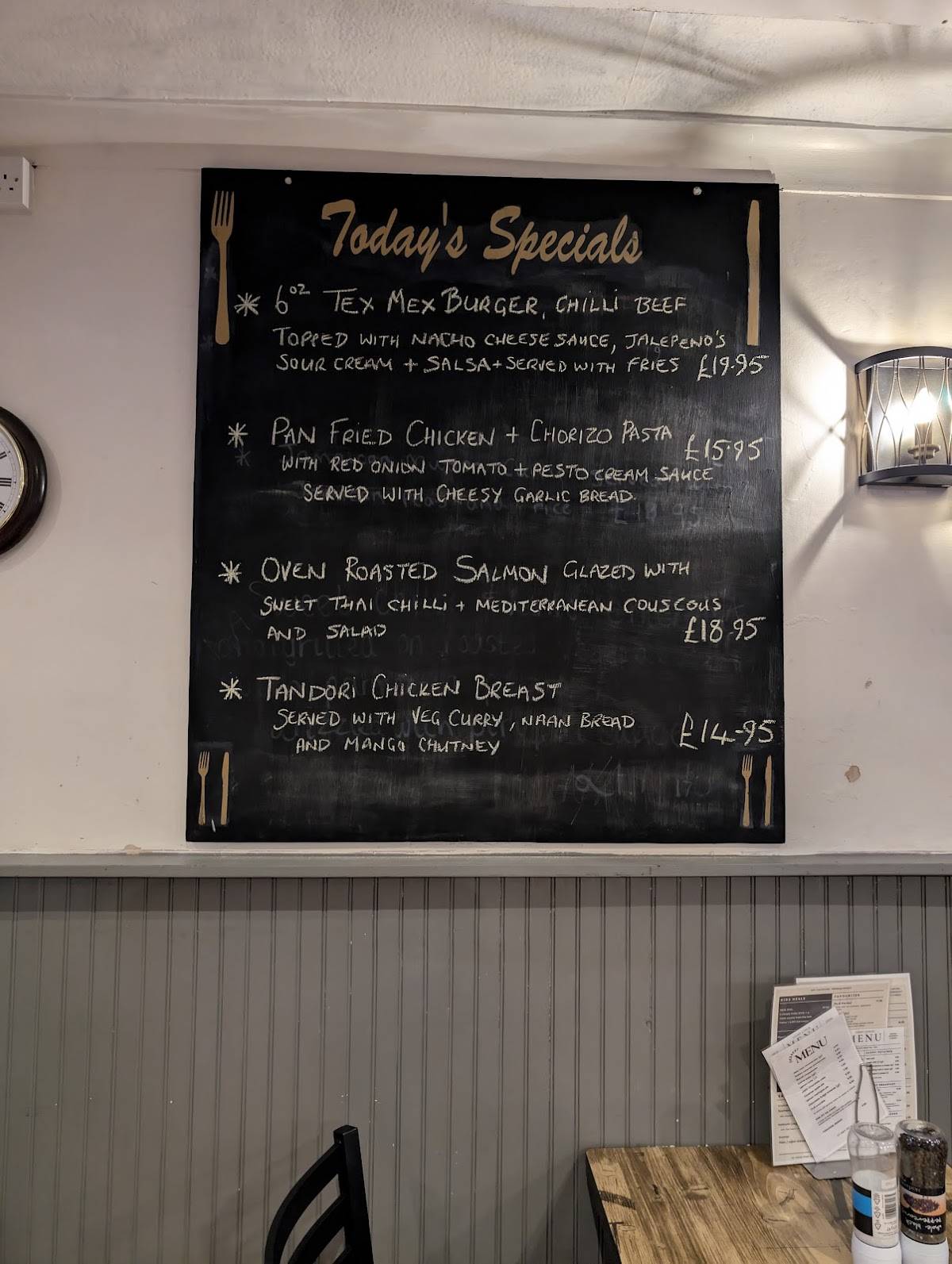 Menu at Kings Arms pub & bar, Ludham, High St