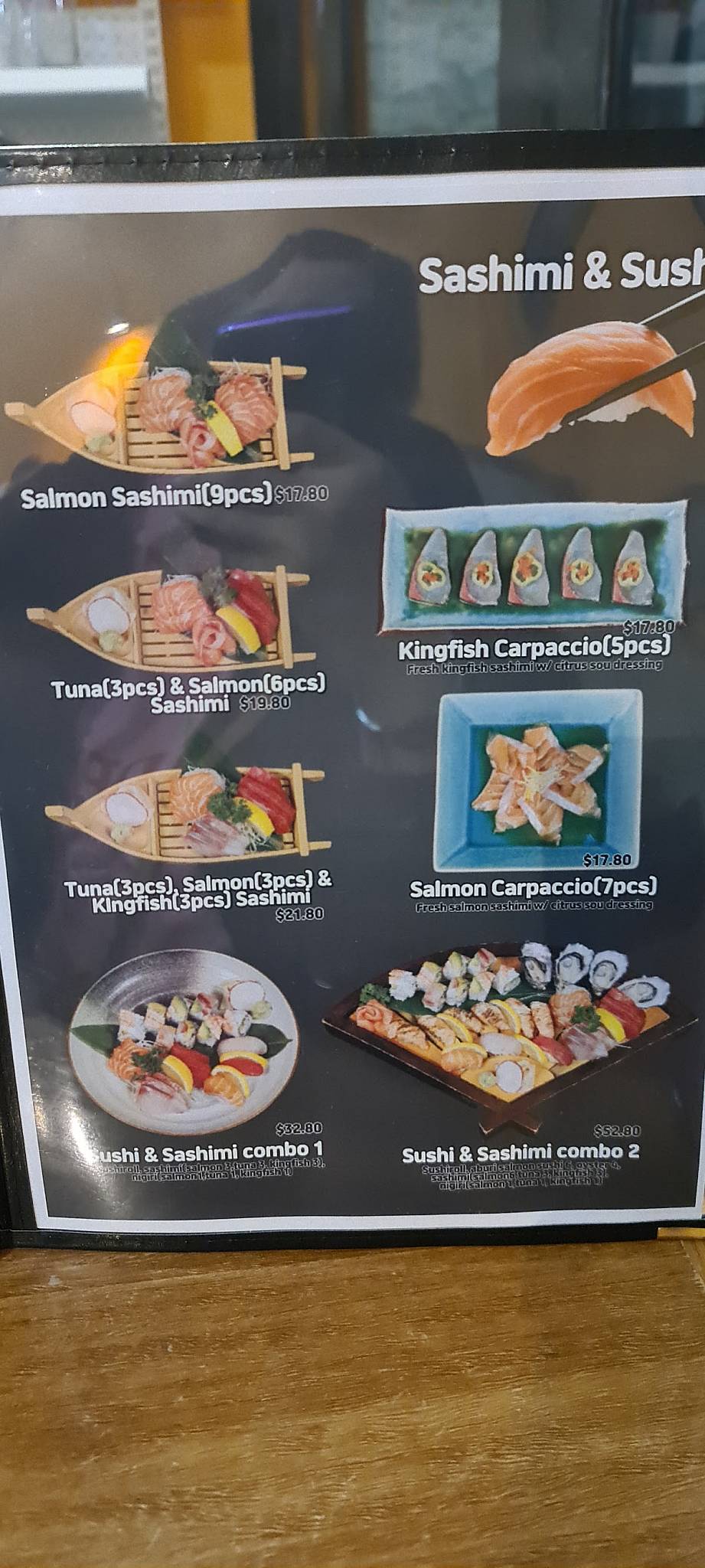 Menu at Moim Japanese Kitchen restaurant, Kirrawee