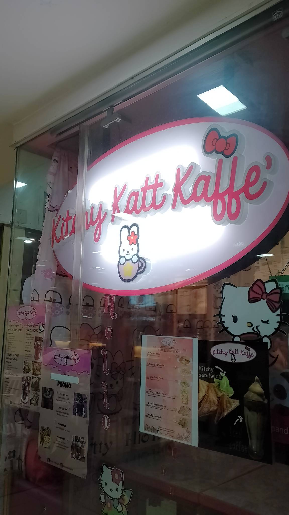 Menu at Kitchy Katt Kaffe cafe, Baguio, Hotel Veniz Session