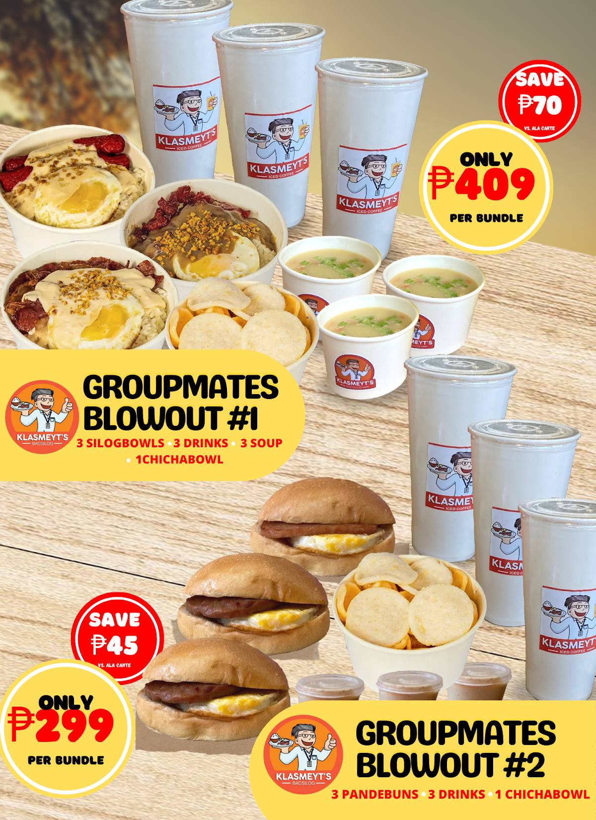 Menu at Klasmeyt's Bacsilog - Pembo restaurant, Taguig