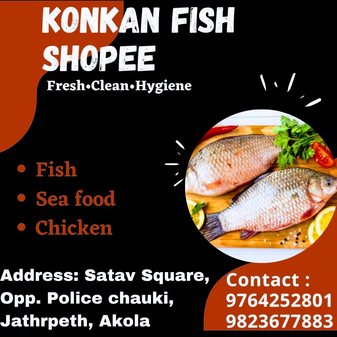 Menu at Konkan Fish Shopee, Akola