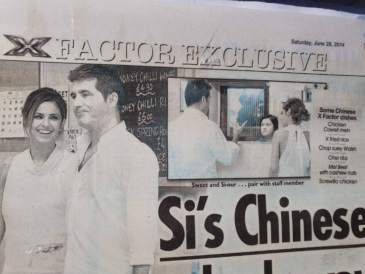 Menu at Kwok Pao fast food, Newcastle upon Tyne
