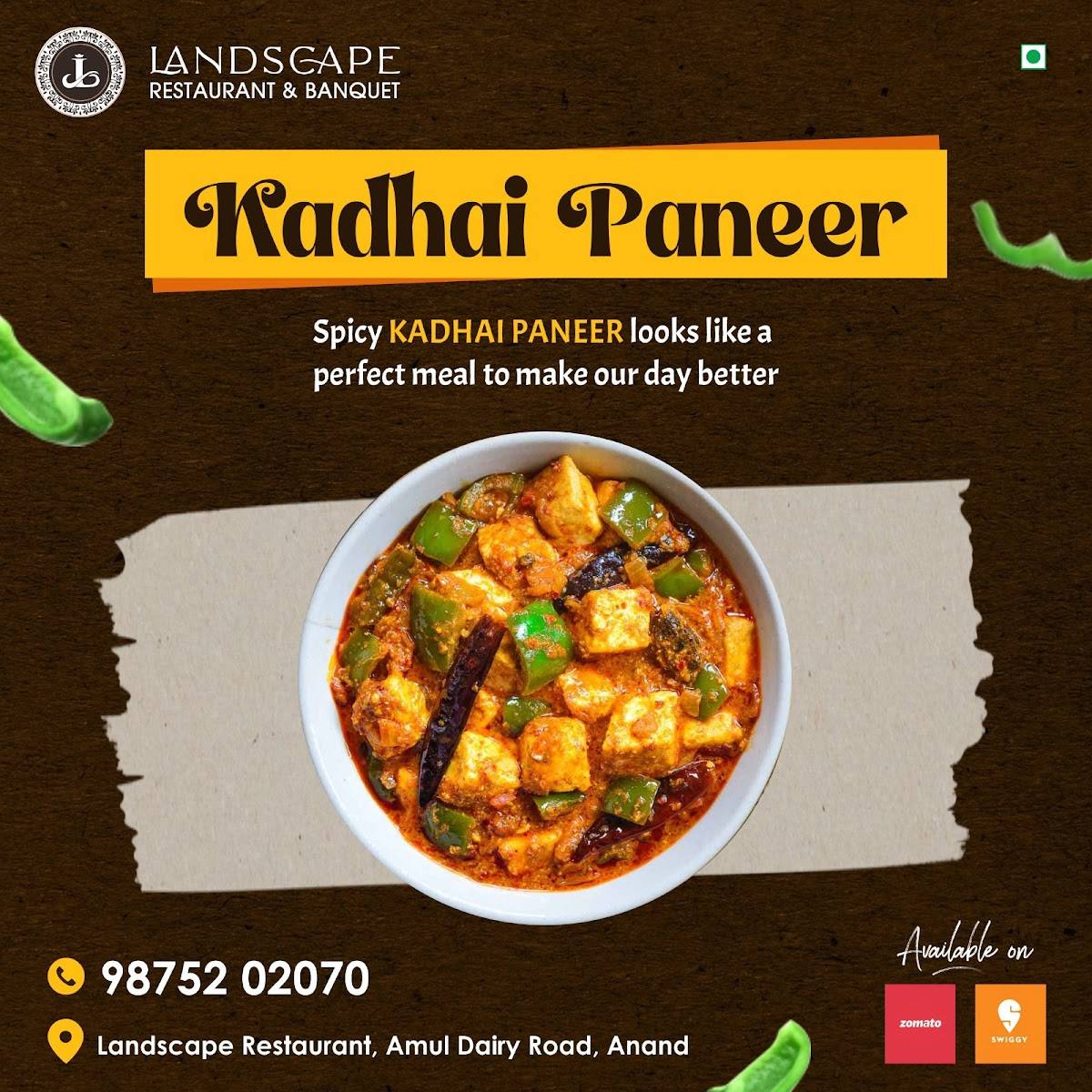 Menu at LANDSCAPE RESTAURANT AND BANQUET, Anand