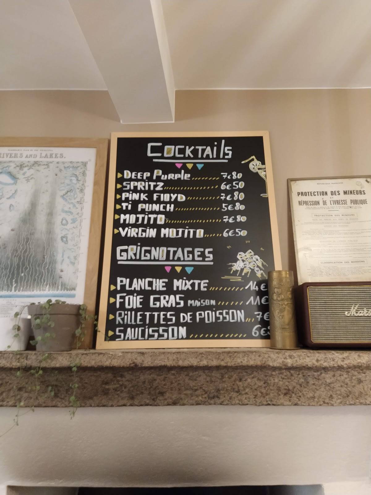 Menu au Bar Restaurant La Cascade, Clisson